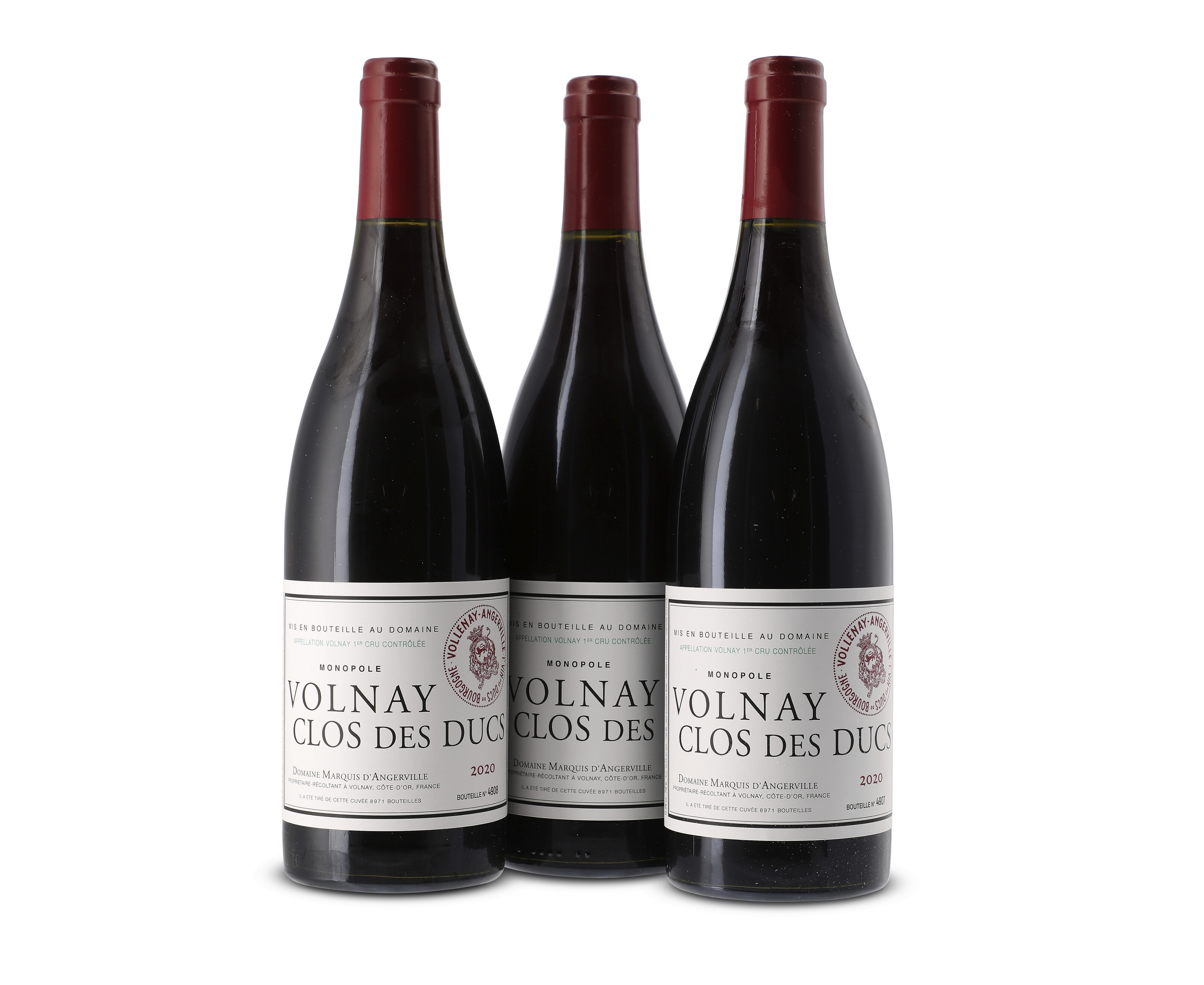 Domaine Marquis d'Angerville, Volnay, Clos des Ducs 2020, Côte de Beaune, Premier Cru In OWC ...
