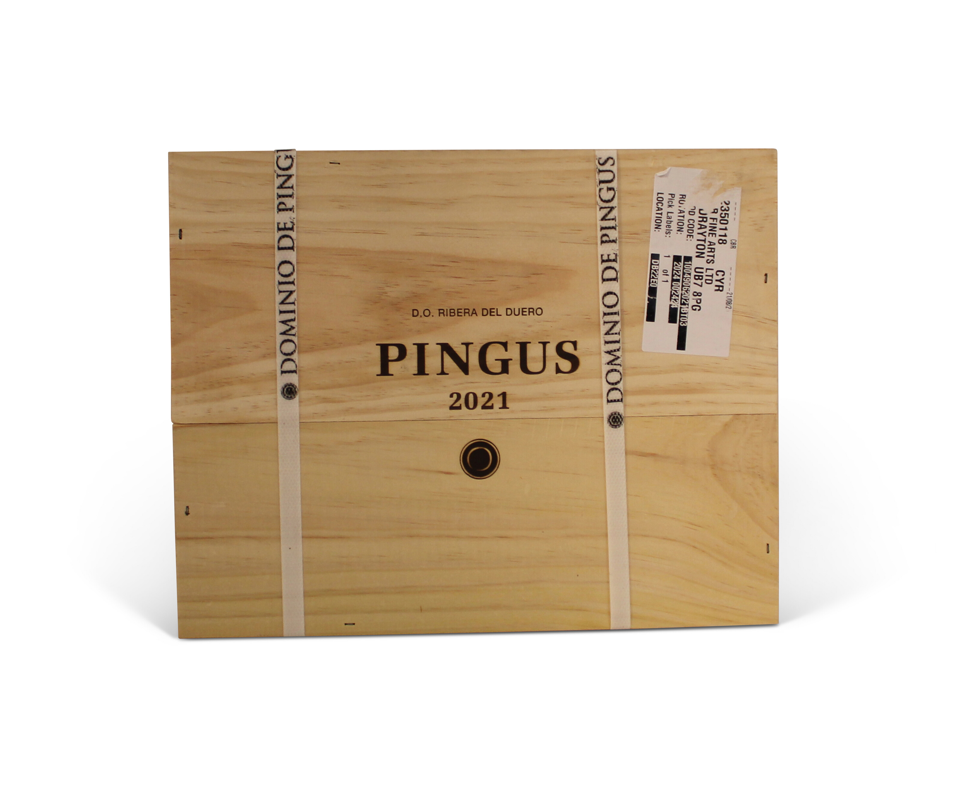 Dominio de Pingus, Pingus 2021, Ribera del Duero In a banded OWC ...