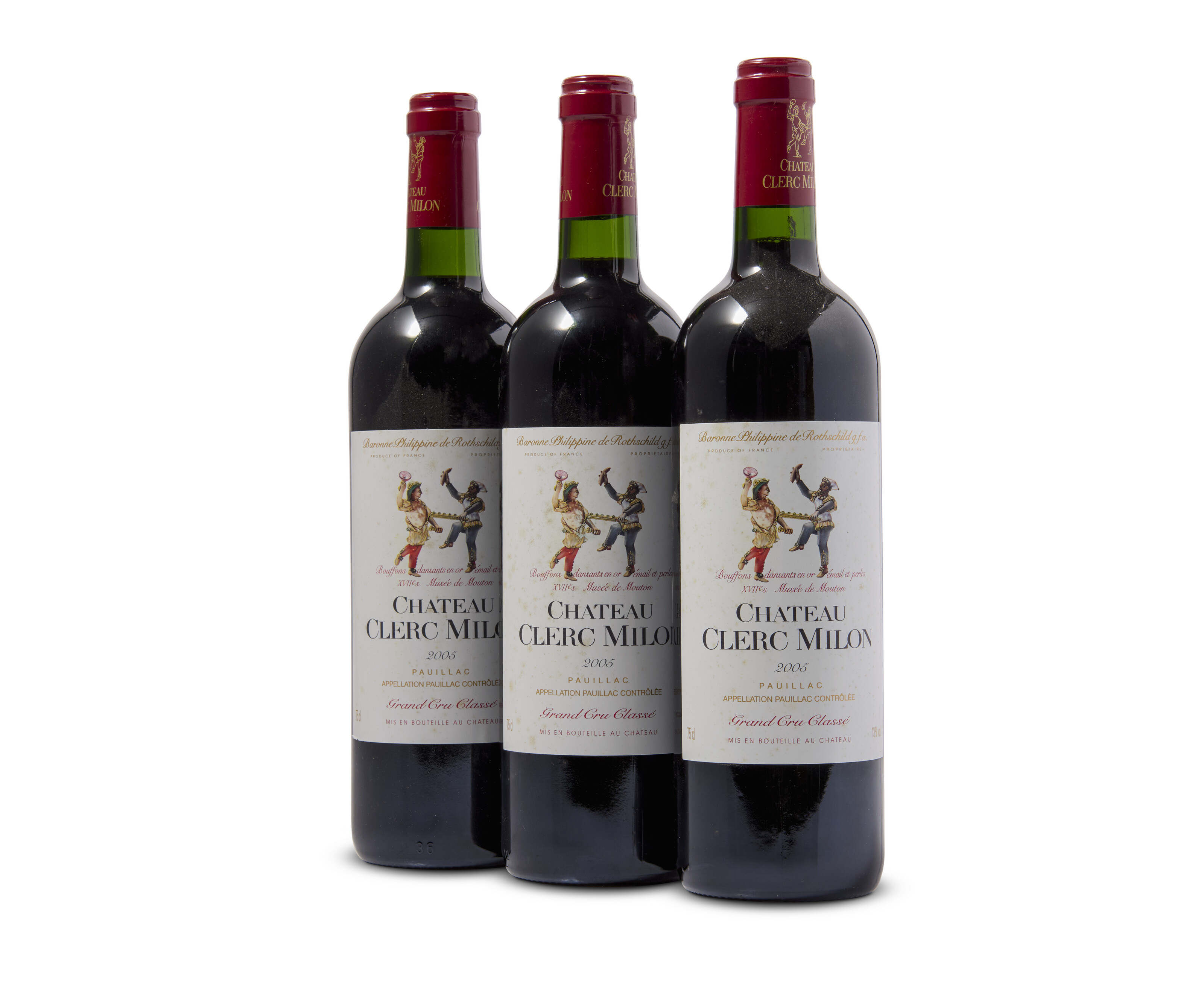 Château Clerc Milon 2005, Pauillac, 5ème Cru ClasséSlightly bin-soiled ...