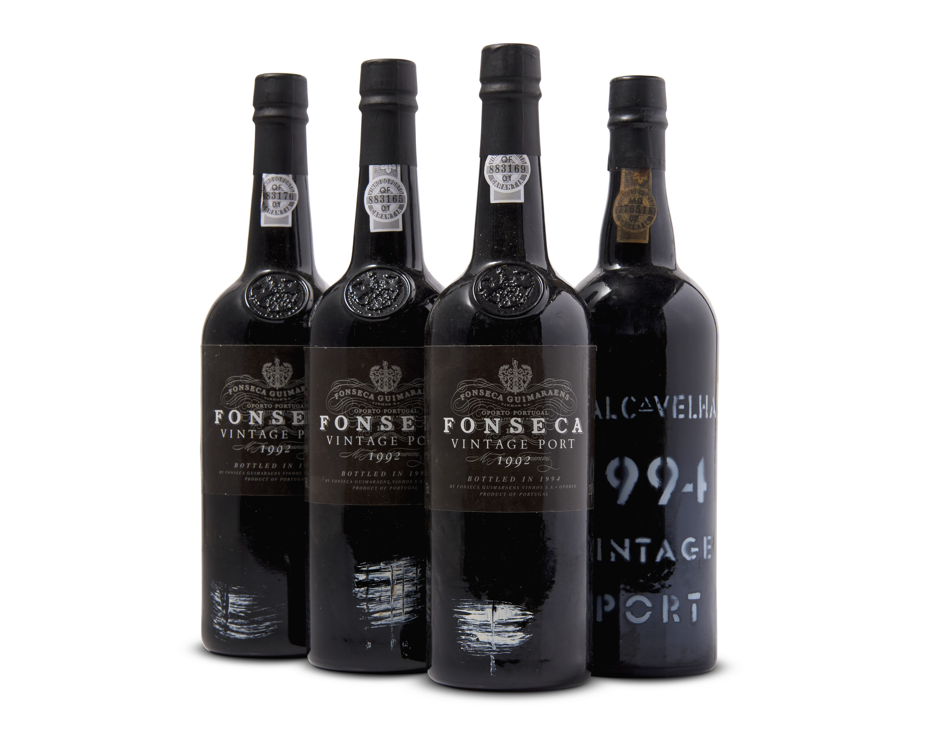 Mixed Port 1992-1994, Fonseca, Vintage Port 1992Scuffed labels. Levels ...