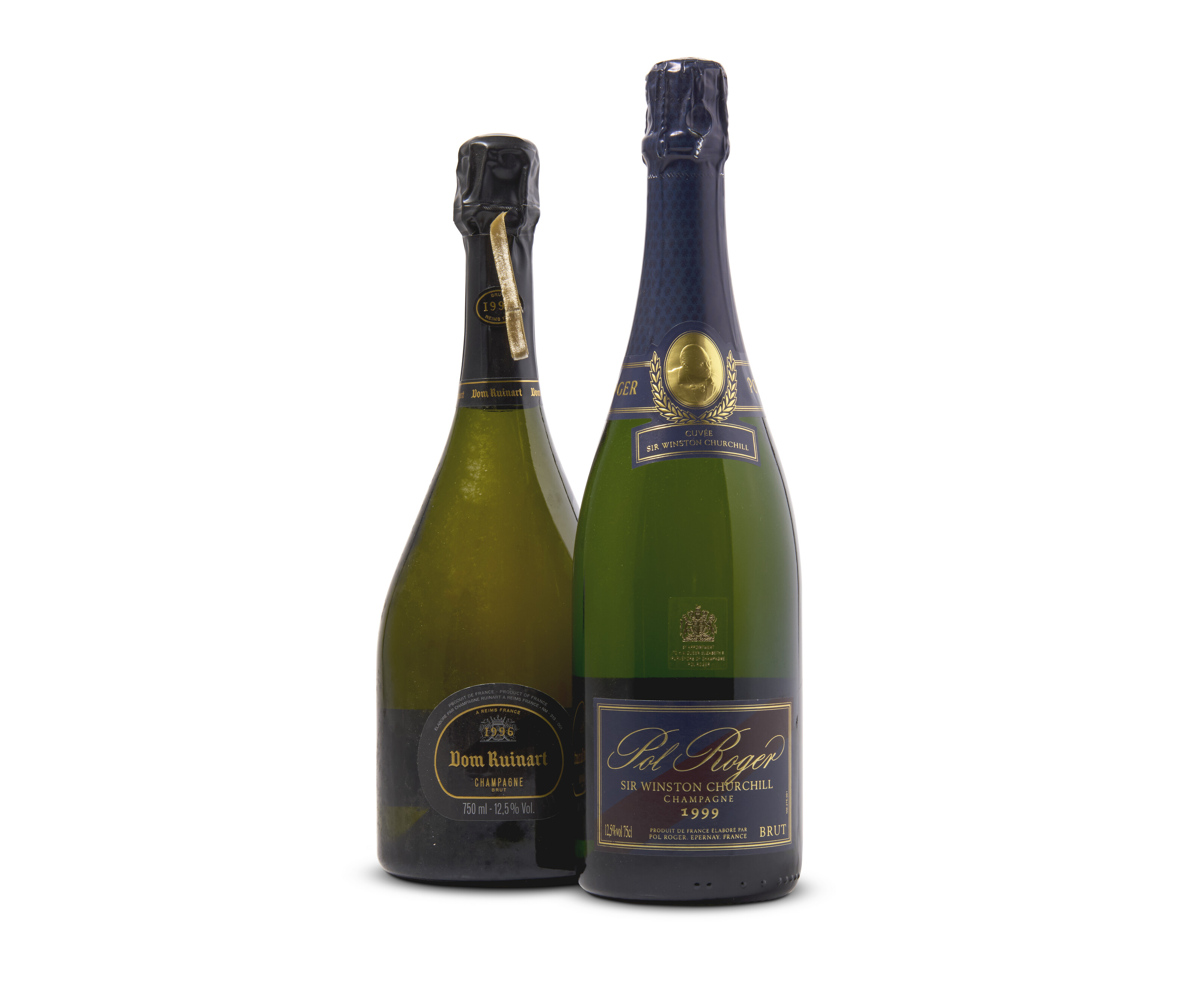 Mixed Champagne 1996-1999, Dom Ruinart 1996Slightly bin-soiled label (1 ...