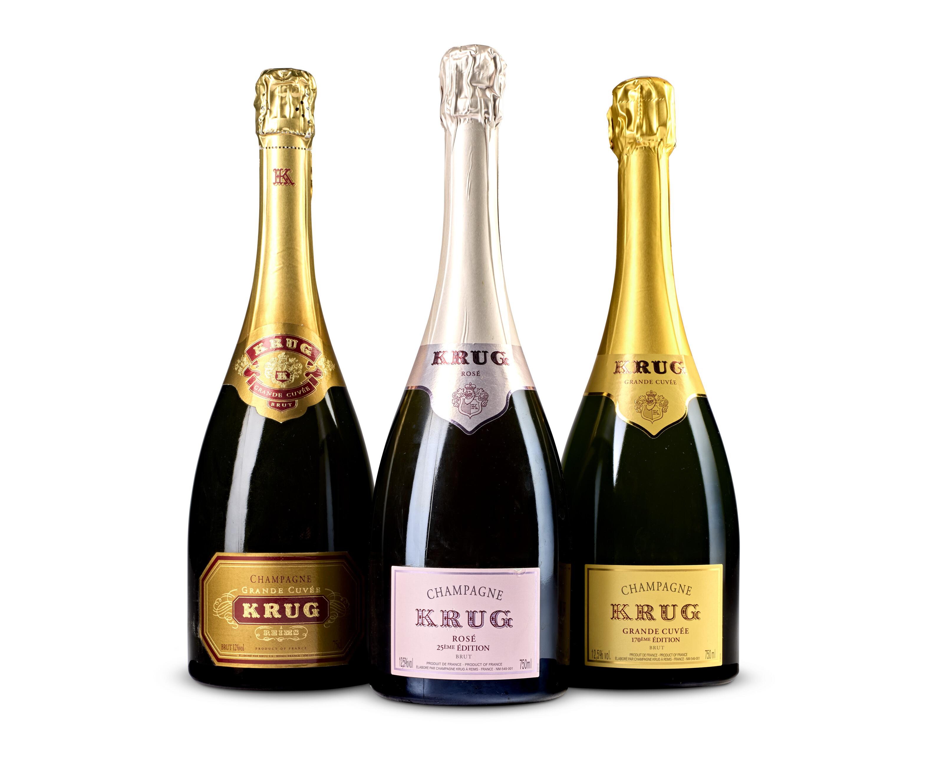 Mixed NV Krug, Krug, Grande Cuvée 170ème EditionIn original coffret (1 ...