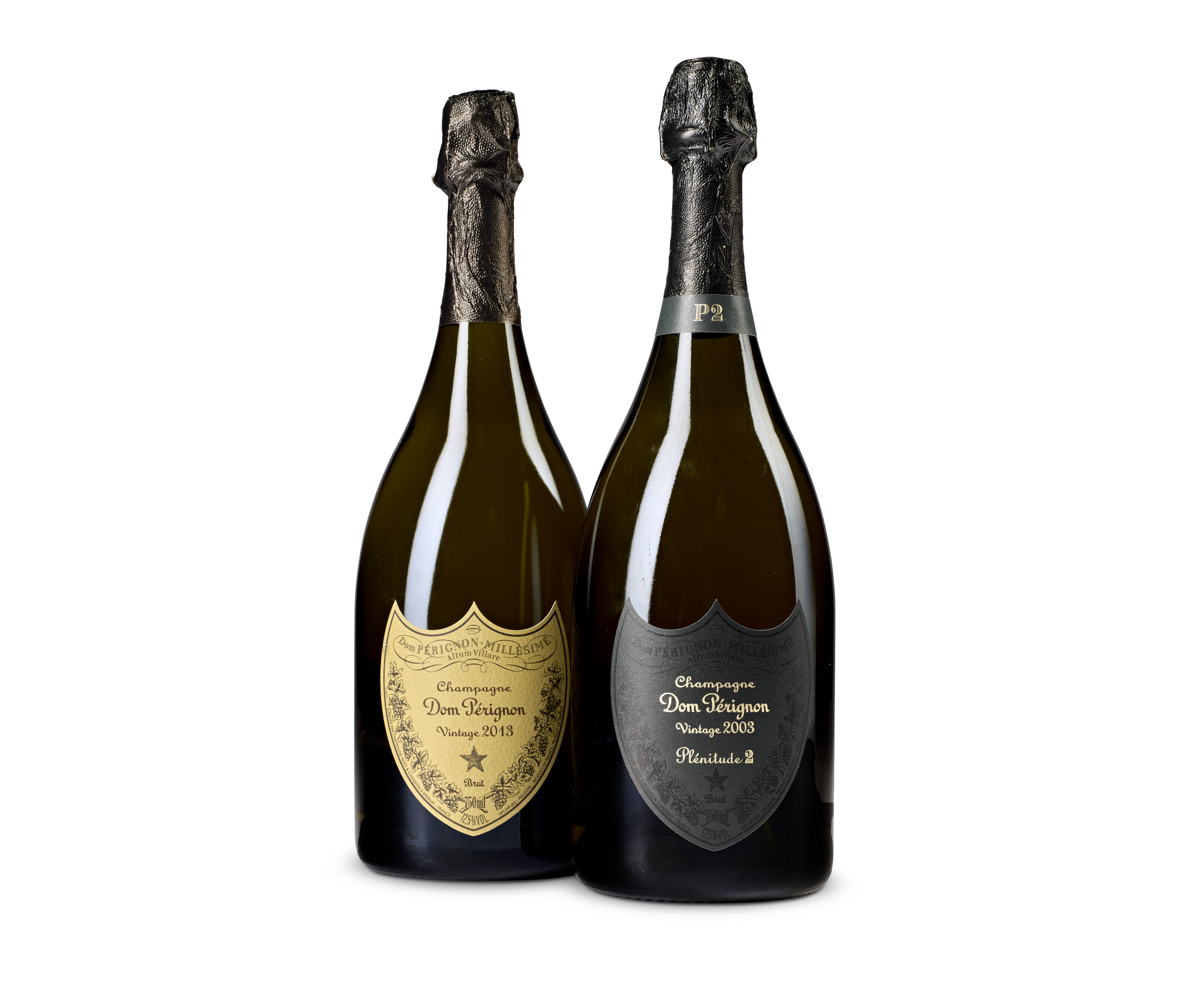 Mixed Dom Pérignon 2003-2013, Dom Pérignon, P2 2003In individual coffret (1)2013In individual ...