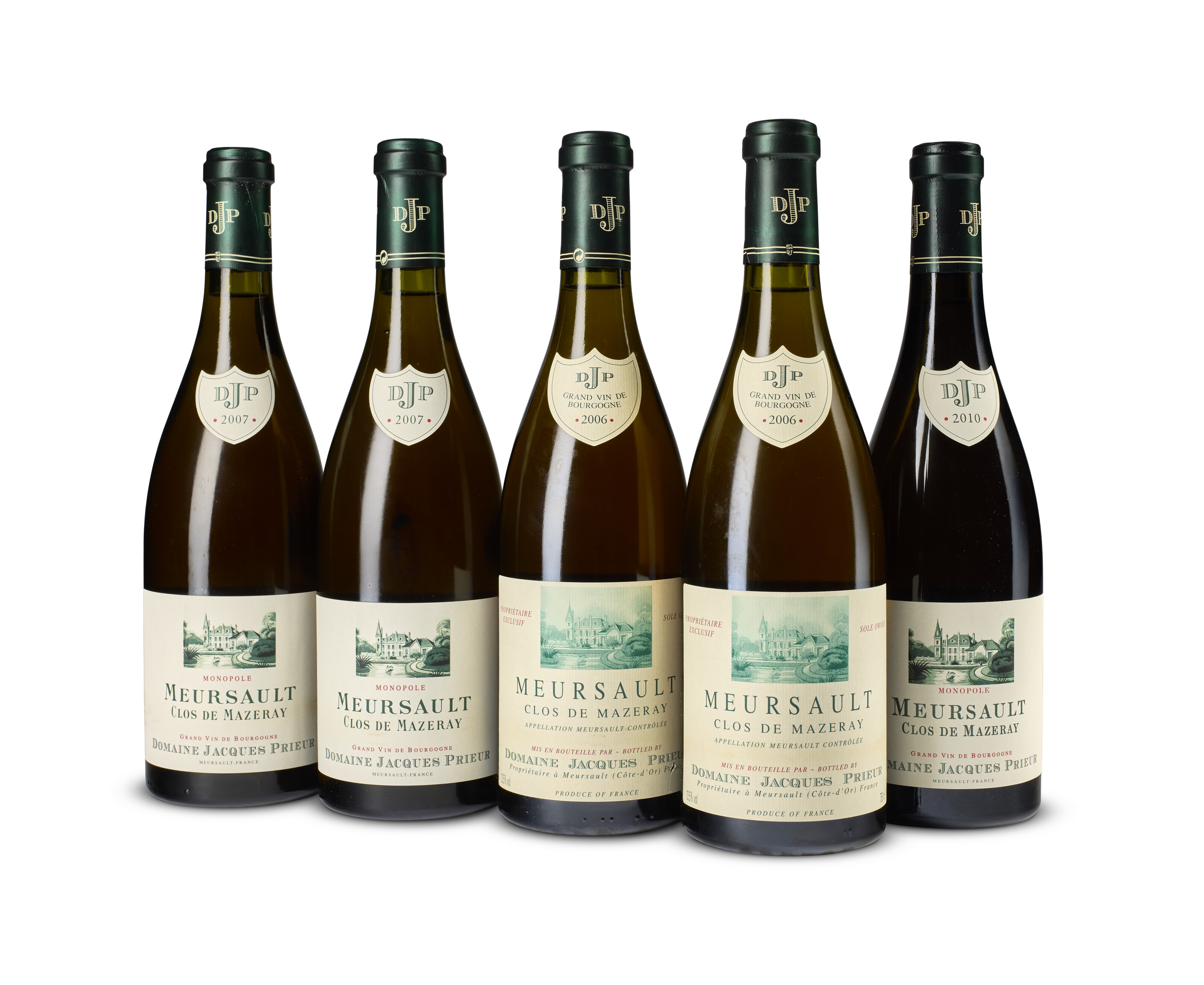 Mixed Prieur Meursault Clos de Mazeray 2006-2010, Domaine Jacques ...