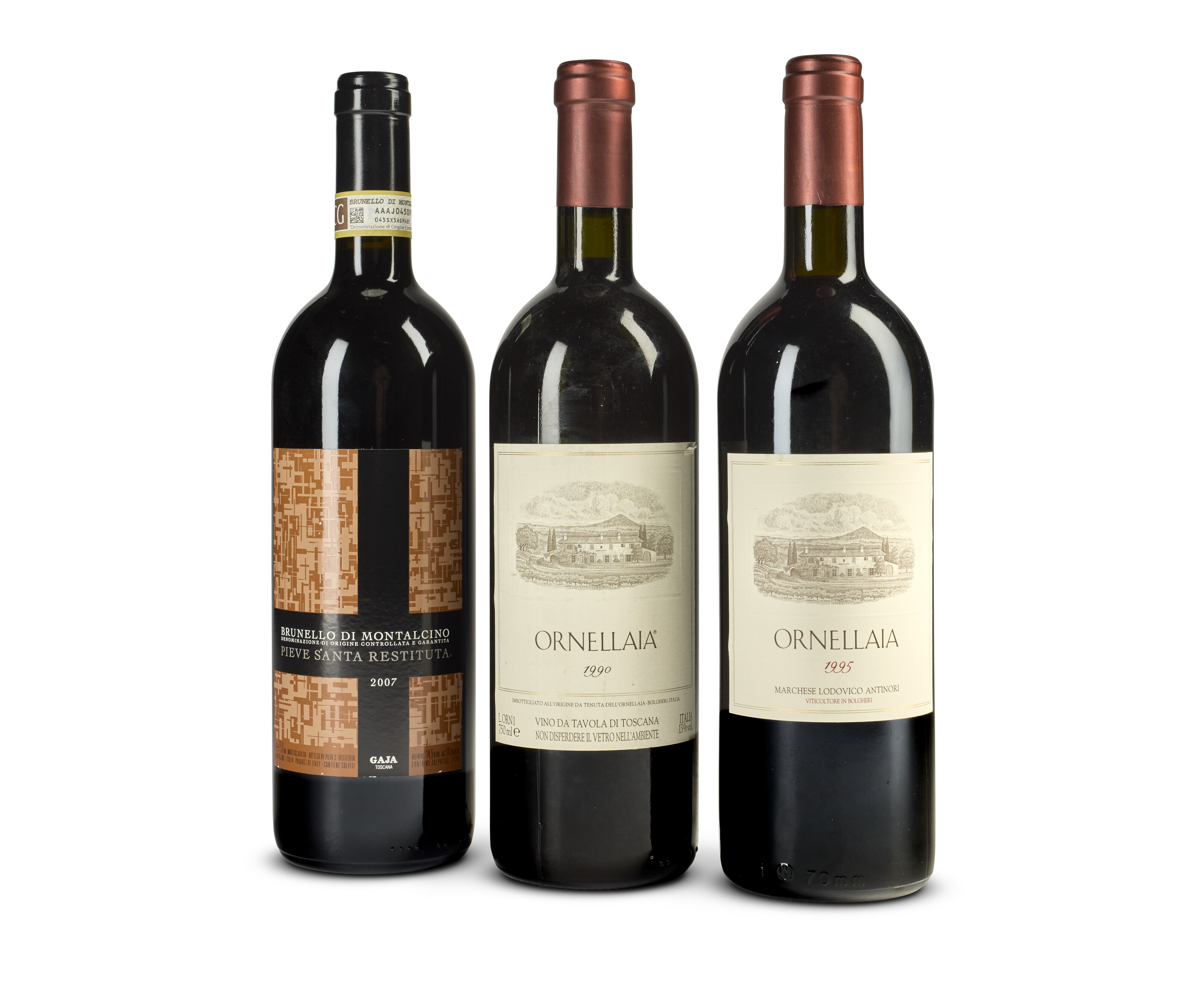 Mixed Ornellaia and Gaja 1990-2007, Ornellaia, Bolgheri 1990Good ...