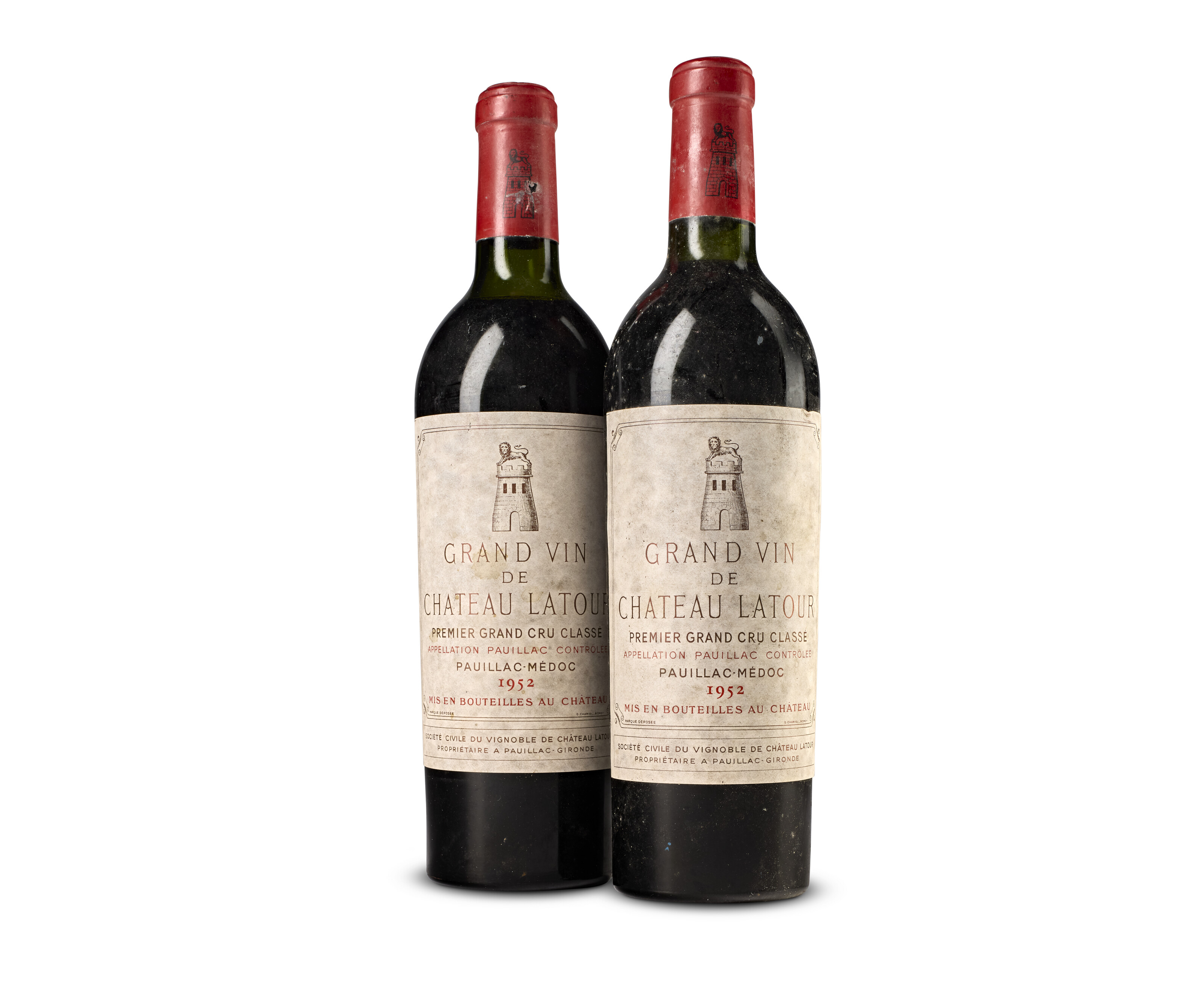 Château Latour 1952, Pauillac, 1er Cru ClasséBelieved late release. Bin ...