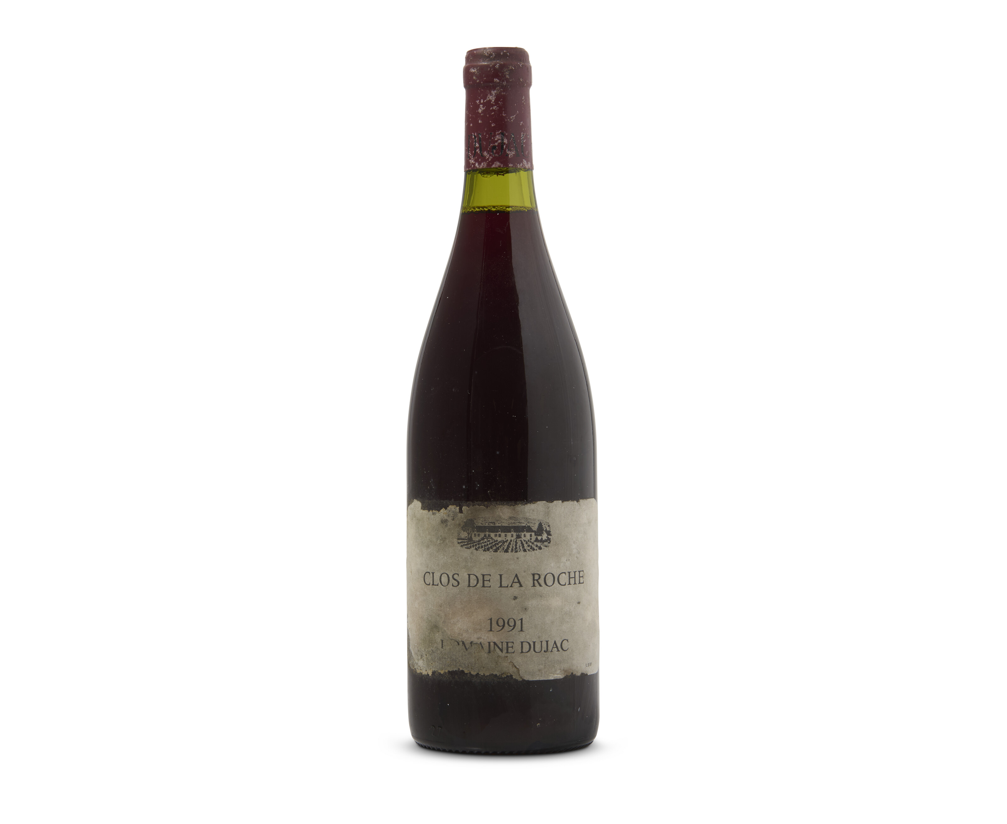 Dujac Fils et Père, Clos de la Roche 1991, Scuffed and damaged capsule ...