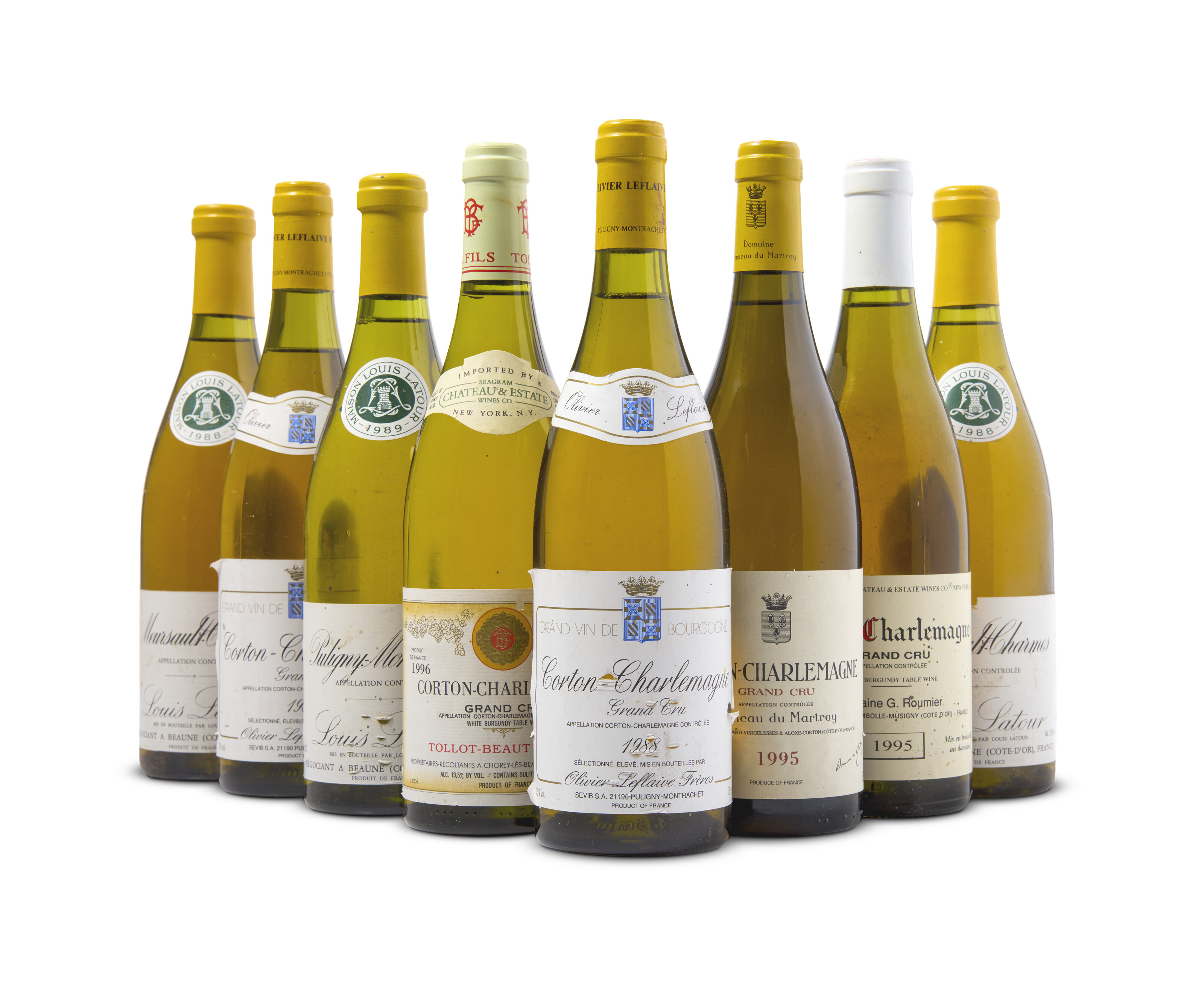 Mixed White Burgundy 1980-1996, Domaine Leflaive, Puligny-Montrachet ...