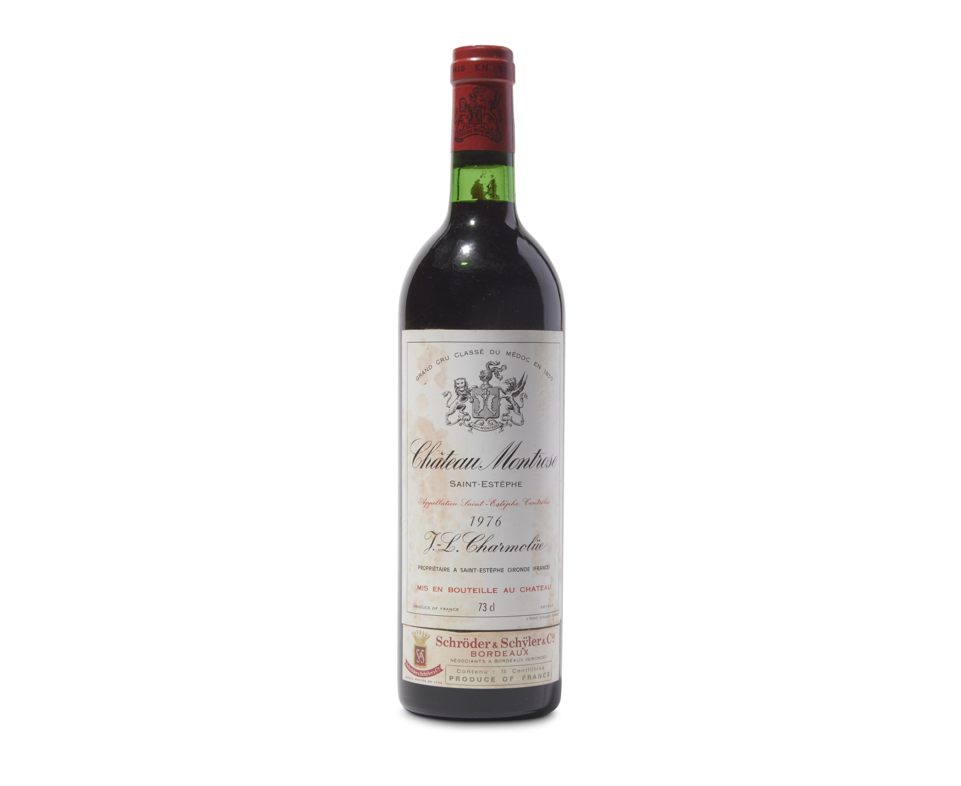 Château Montrose 1976, Saint-Estephe, 2ème Cru ClasséIn original wooden ...