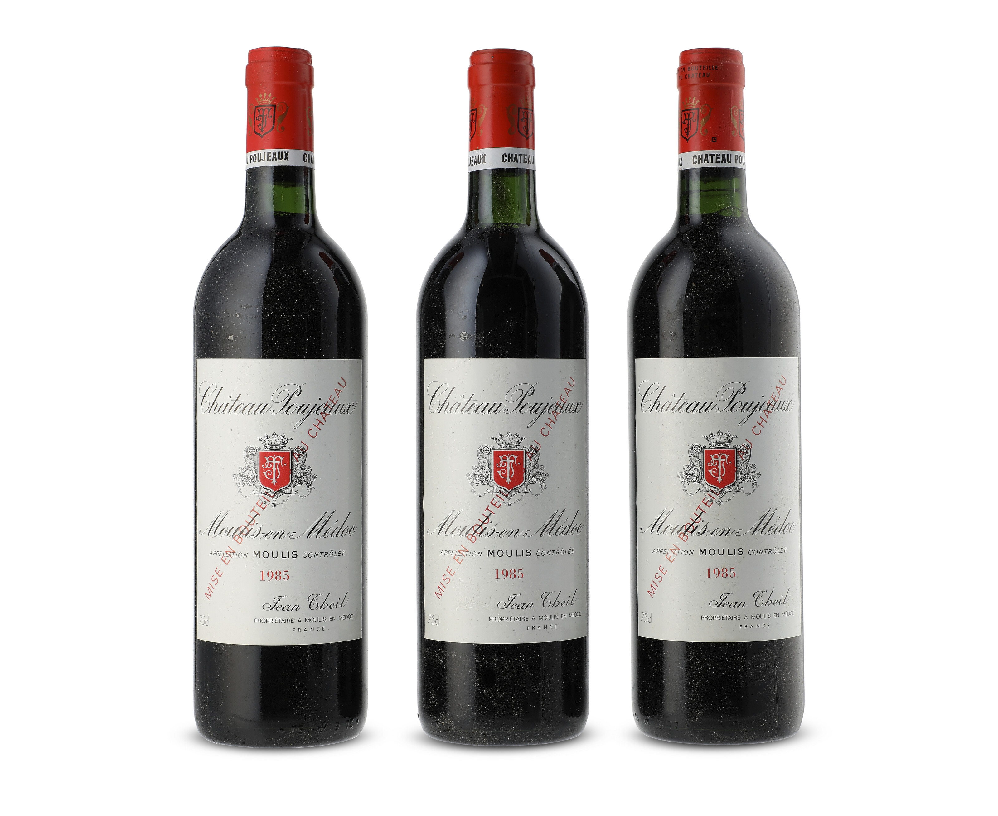 Château Poujeaux 1985, Moulis en MedocIn original wooden case ...