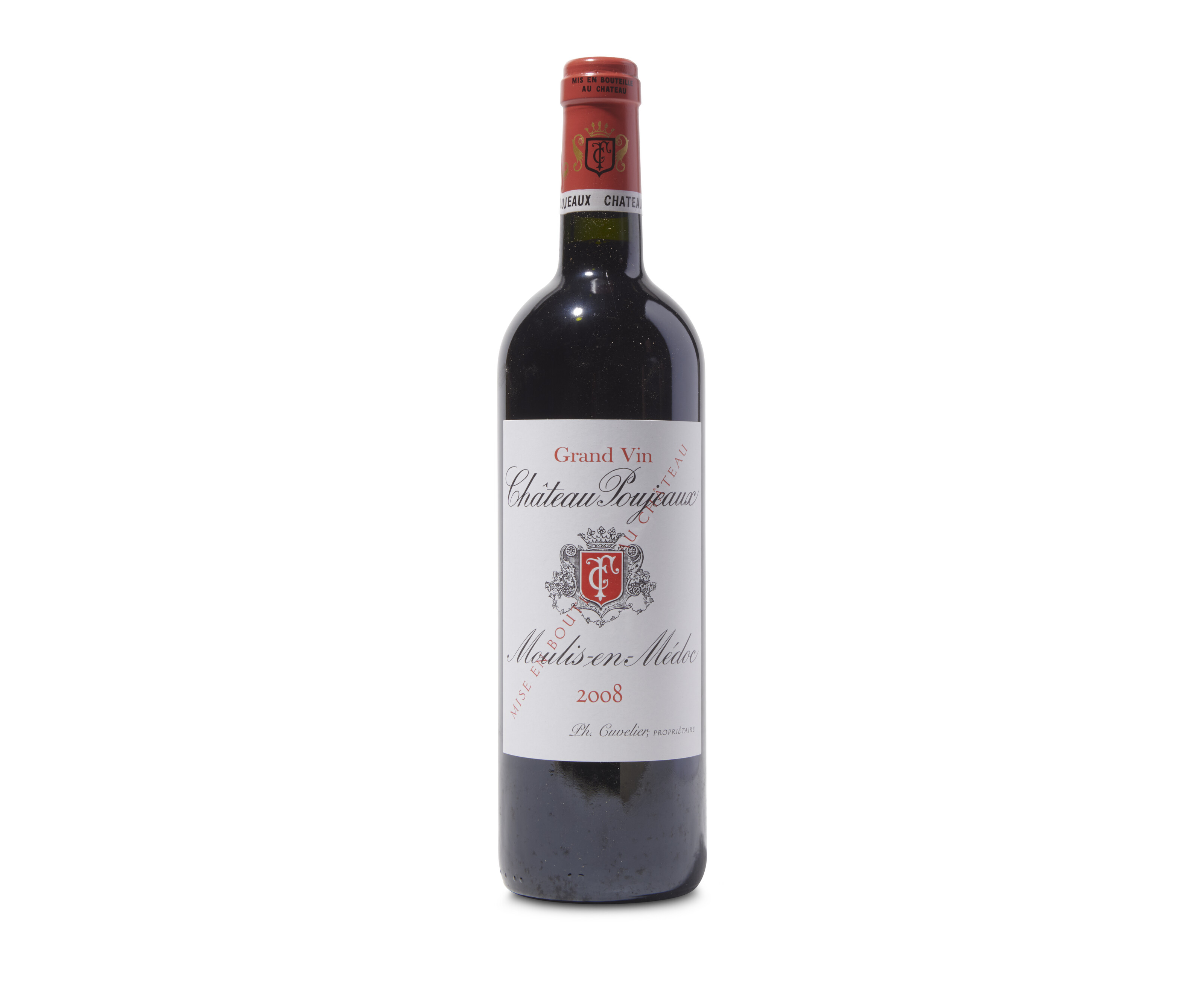 Château Poujeaux 2008, Moulis en MedocIn original wooden case | Christie’s