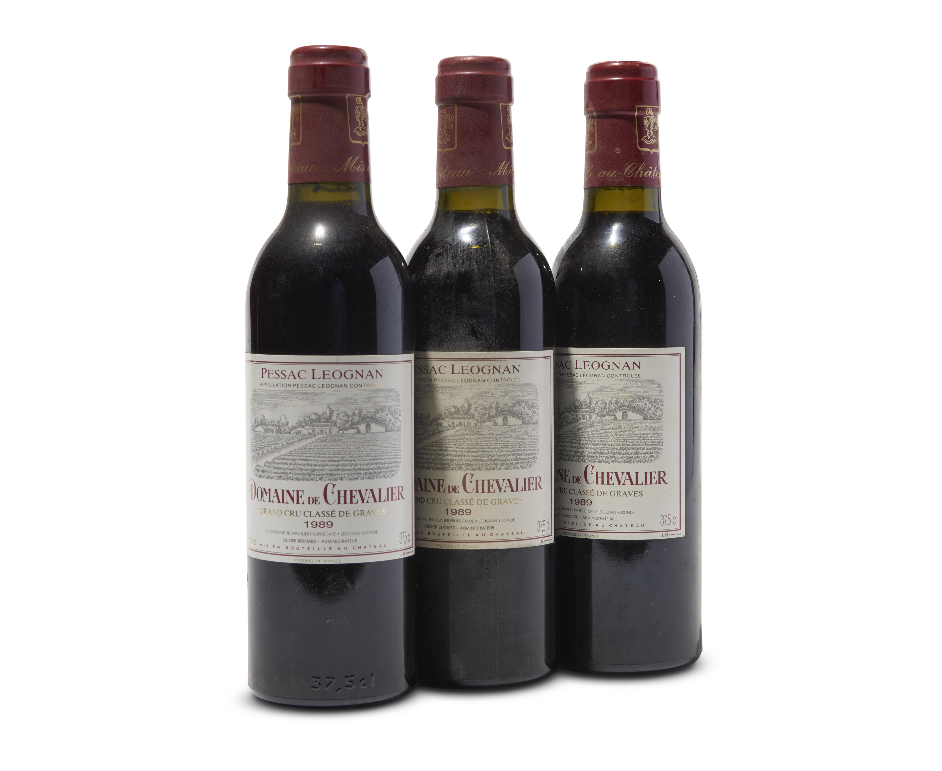 Mixed Domaine de Chevalier Rouge 1982-1989, Domaine de Chevalier, Rouge ...