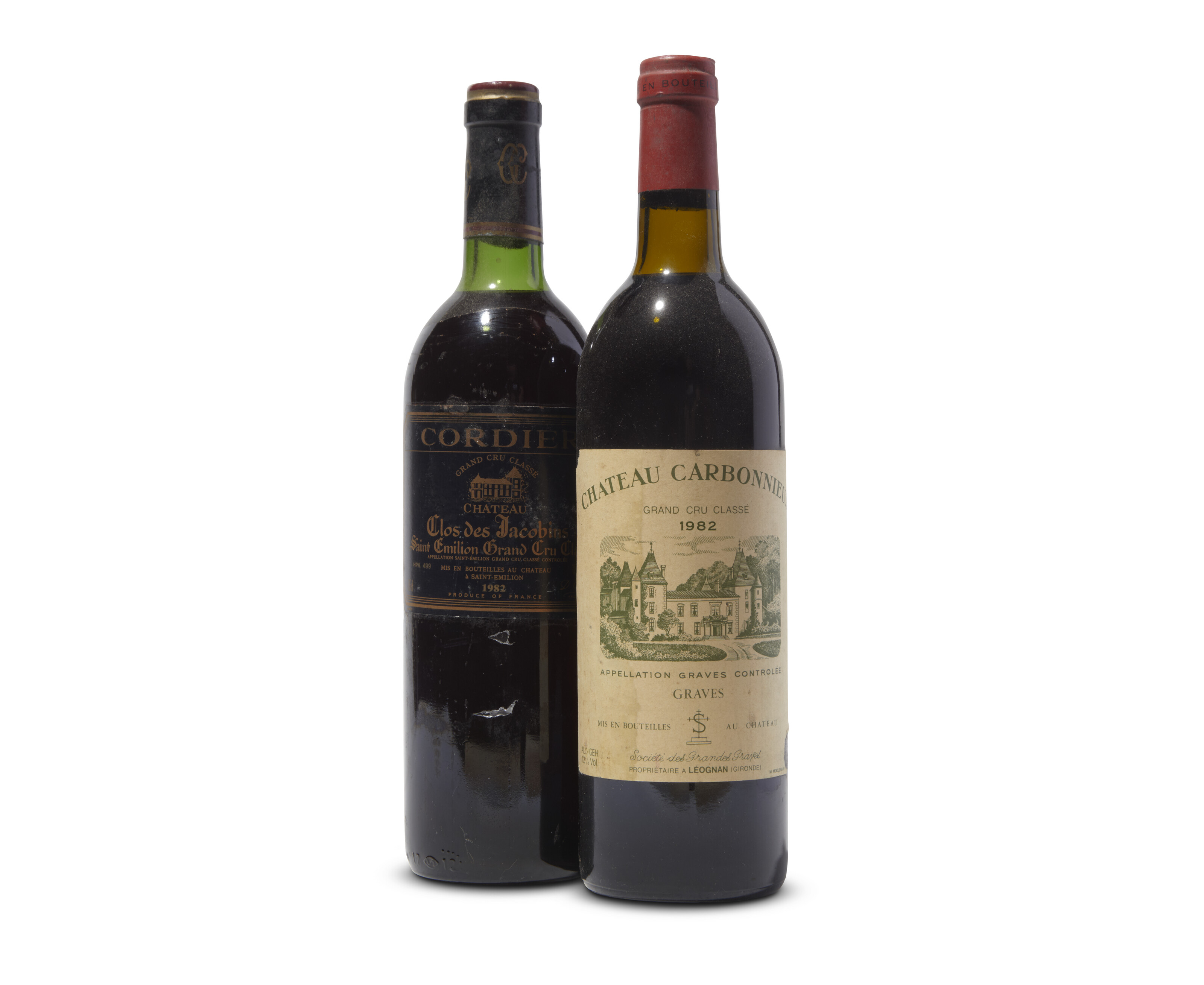 Château Carbonnieux, Rouge 1982, Pessac-Léognan, Cru ClasséSlightly bin ...