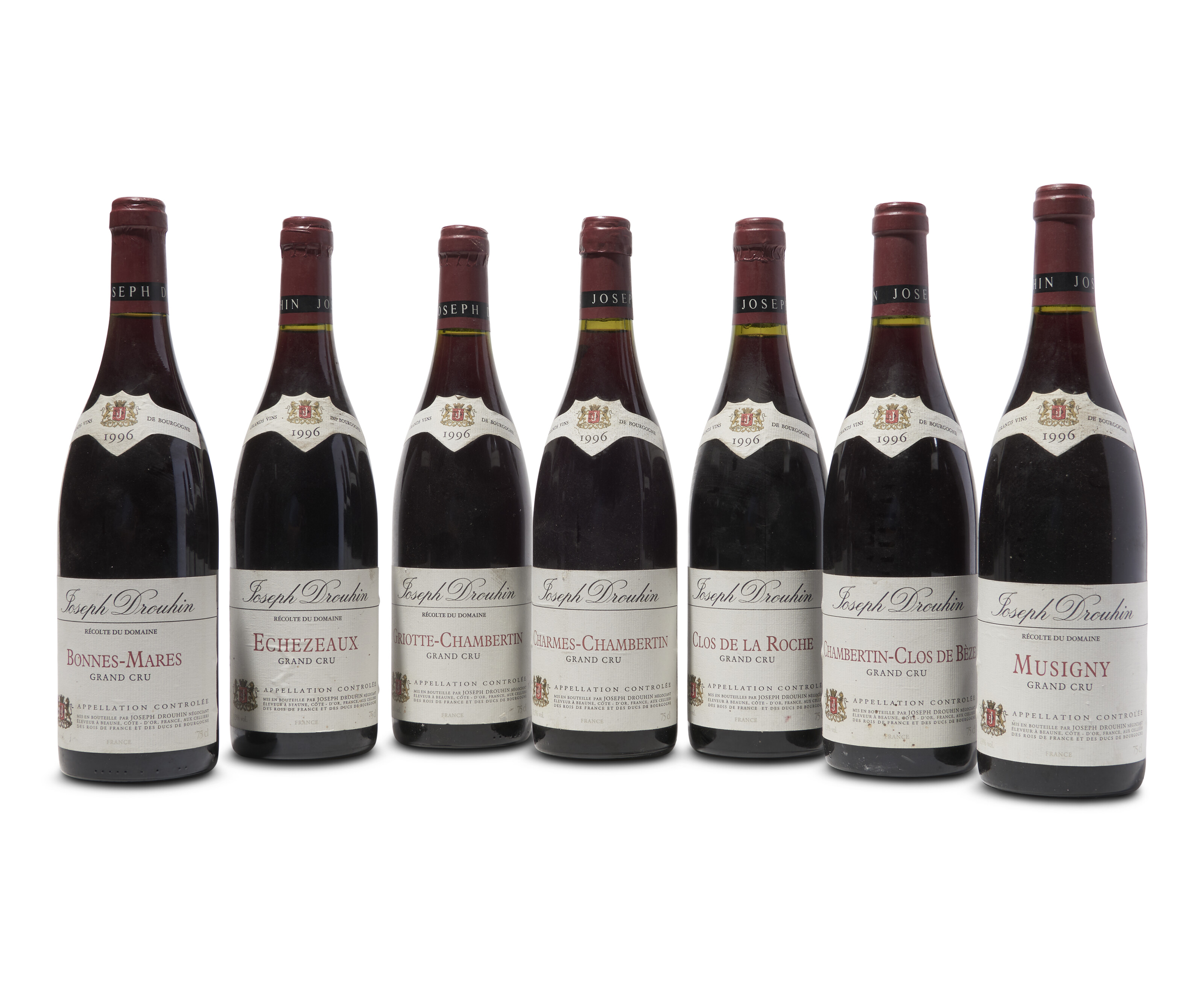 Mixed 1996 Joseph Drouhin Grand Crus, Domaine Joseph Drouhin,Échezeaux ...