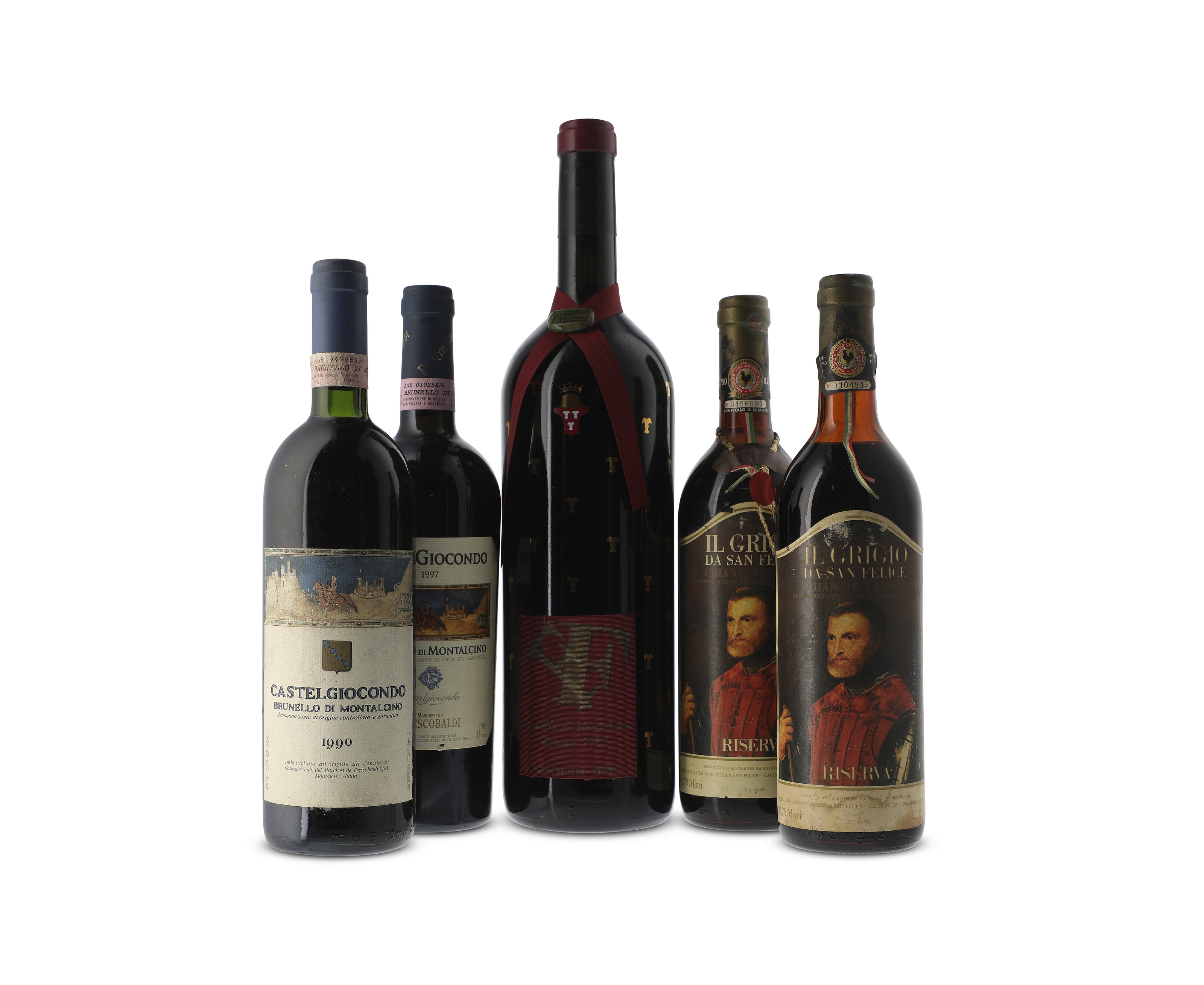 Mixed Brunello di Montalcino and Chianti Classico 1990, San Felice, Il ...