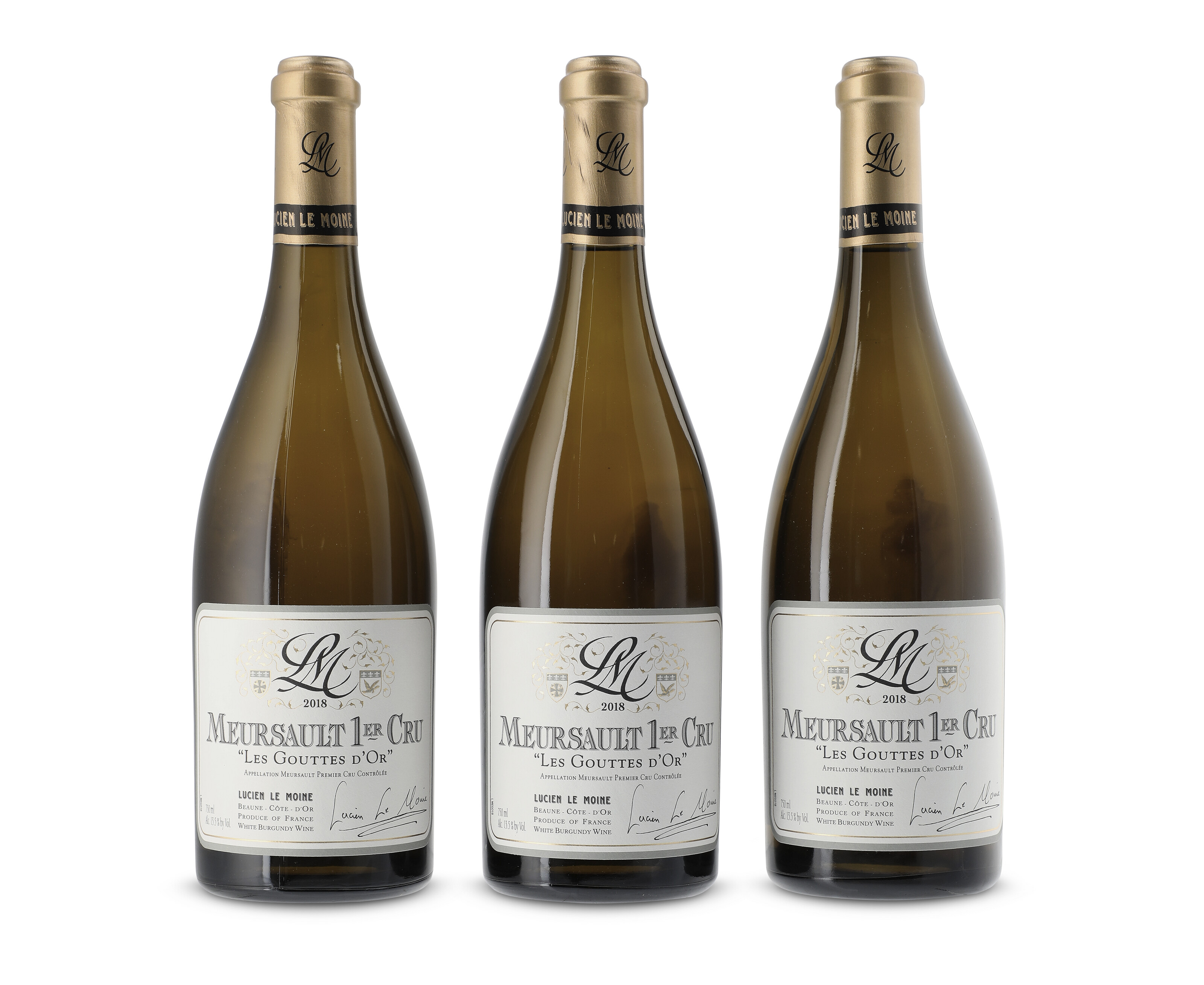 Lucien Le Moine, Meursault, Les Gouttes d'Or 2018, Côte de Beaune ...