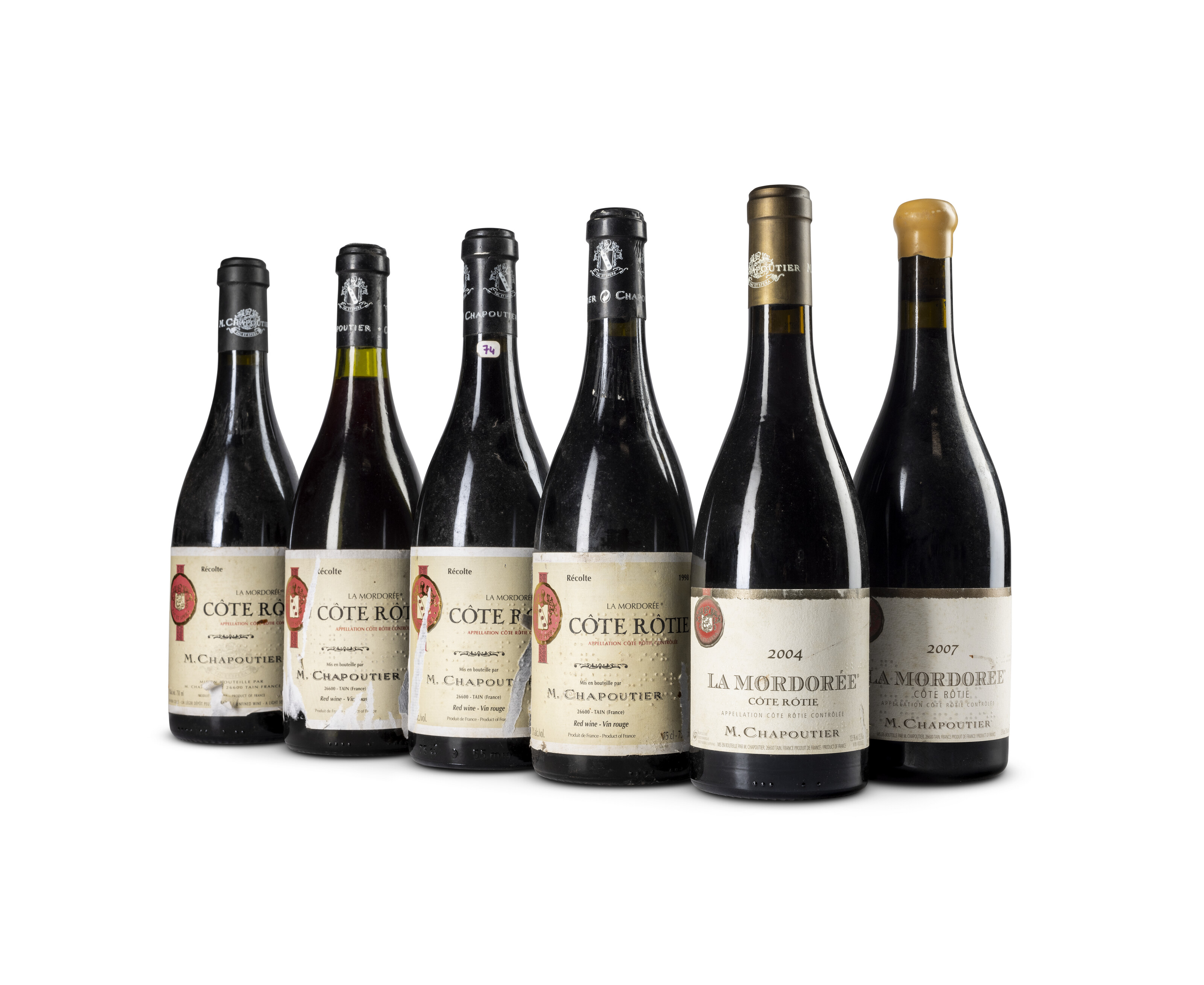 Mixed Chapoutier Côte Rôtie La Mordorée 1994-2007, M. Chapoutier, Côte ...