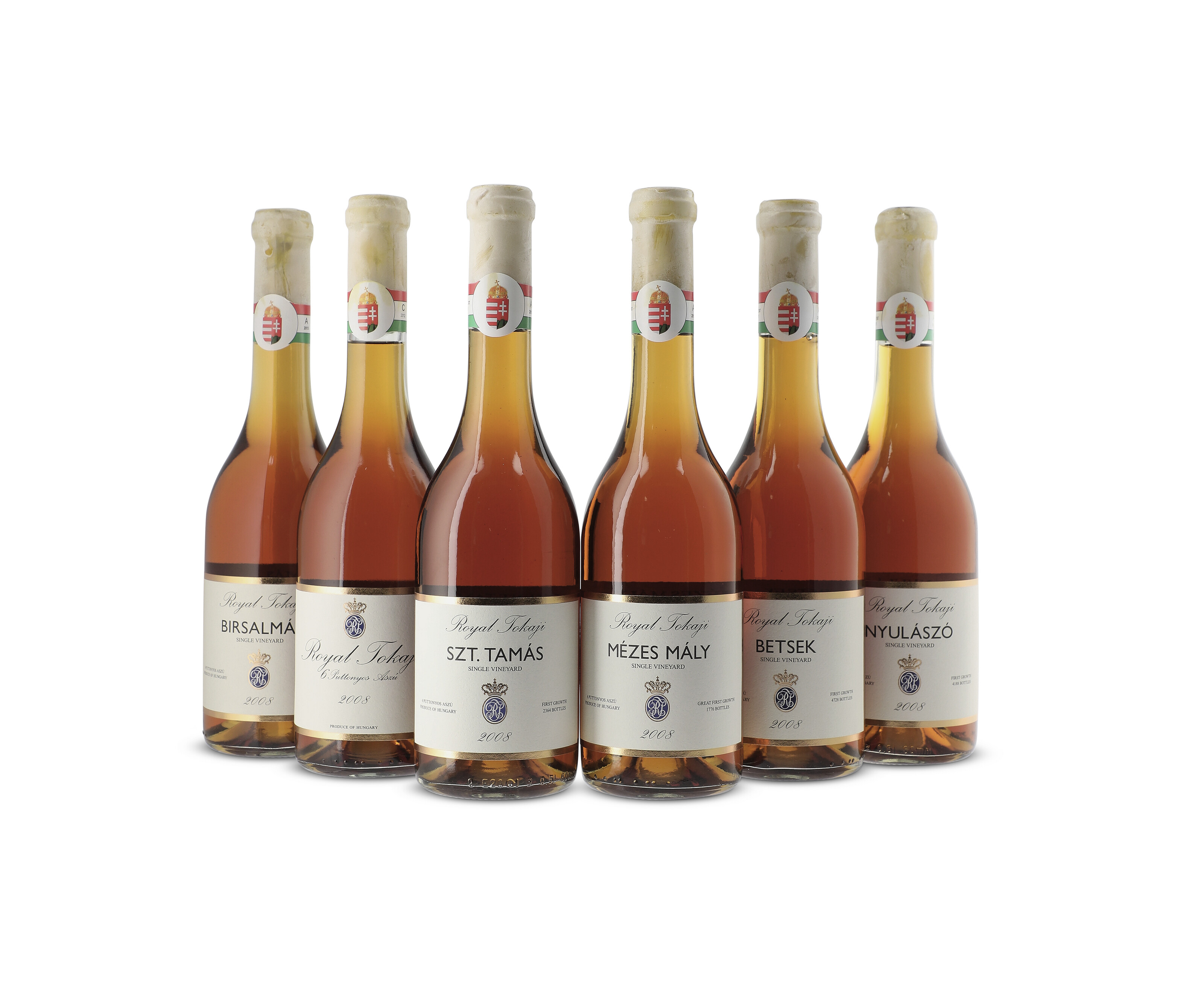 Mixed Lot | Tokaj | 2007 - 2008, Royal Tokaji Wine Company, 2008 Mixed ...