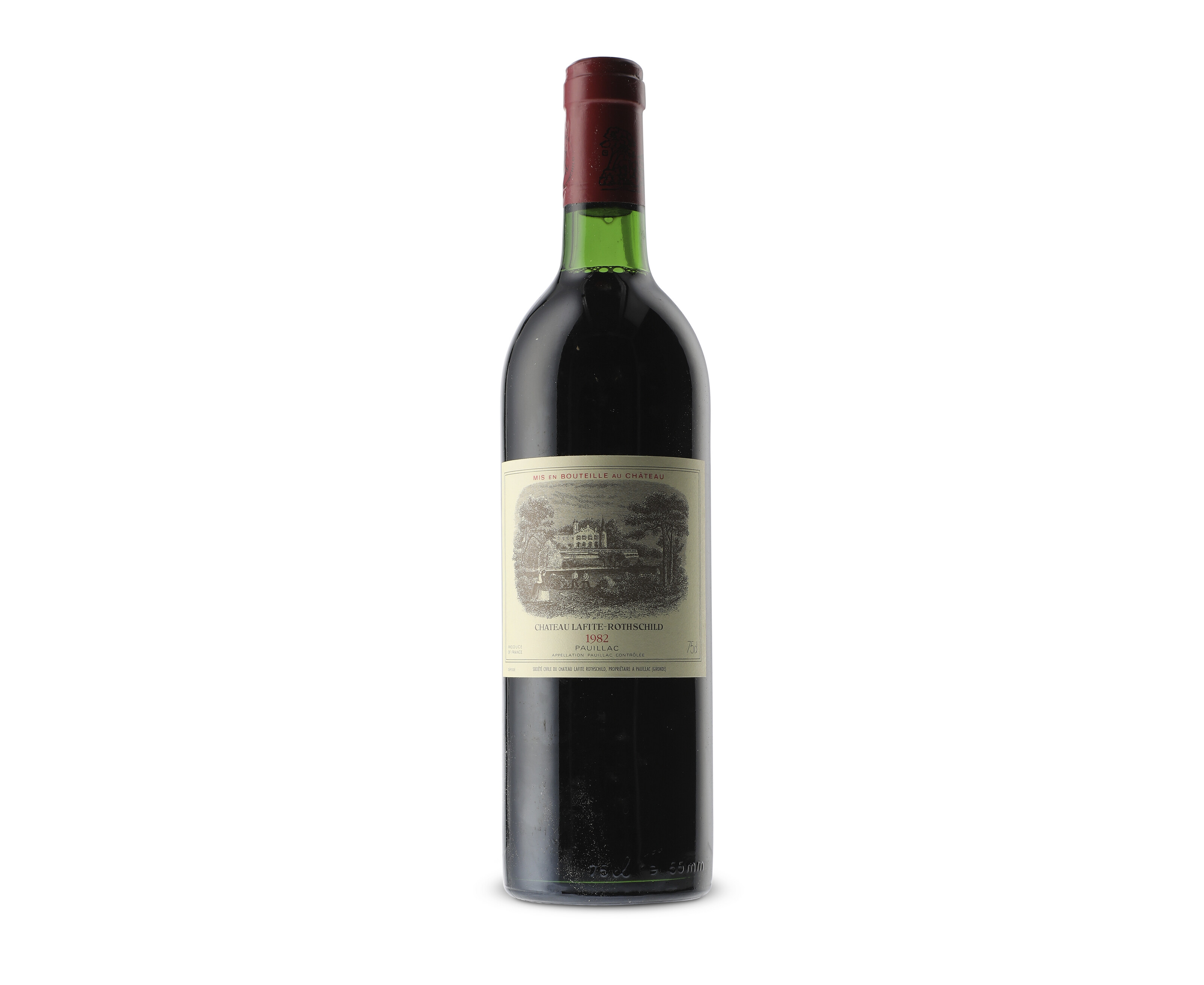 Château Lafite Rothschild 1982, Pauillac, 1er Cru ClasséIn original wooden case. Slightly ...