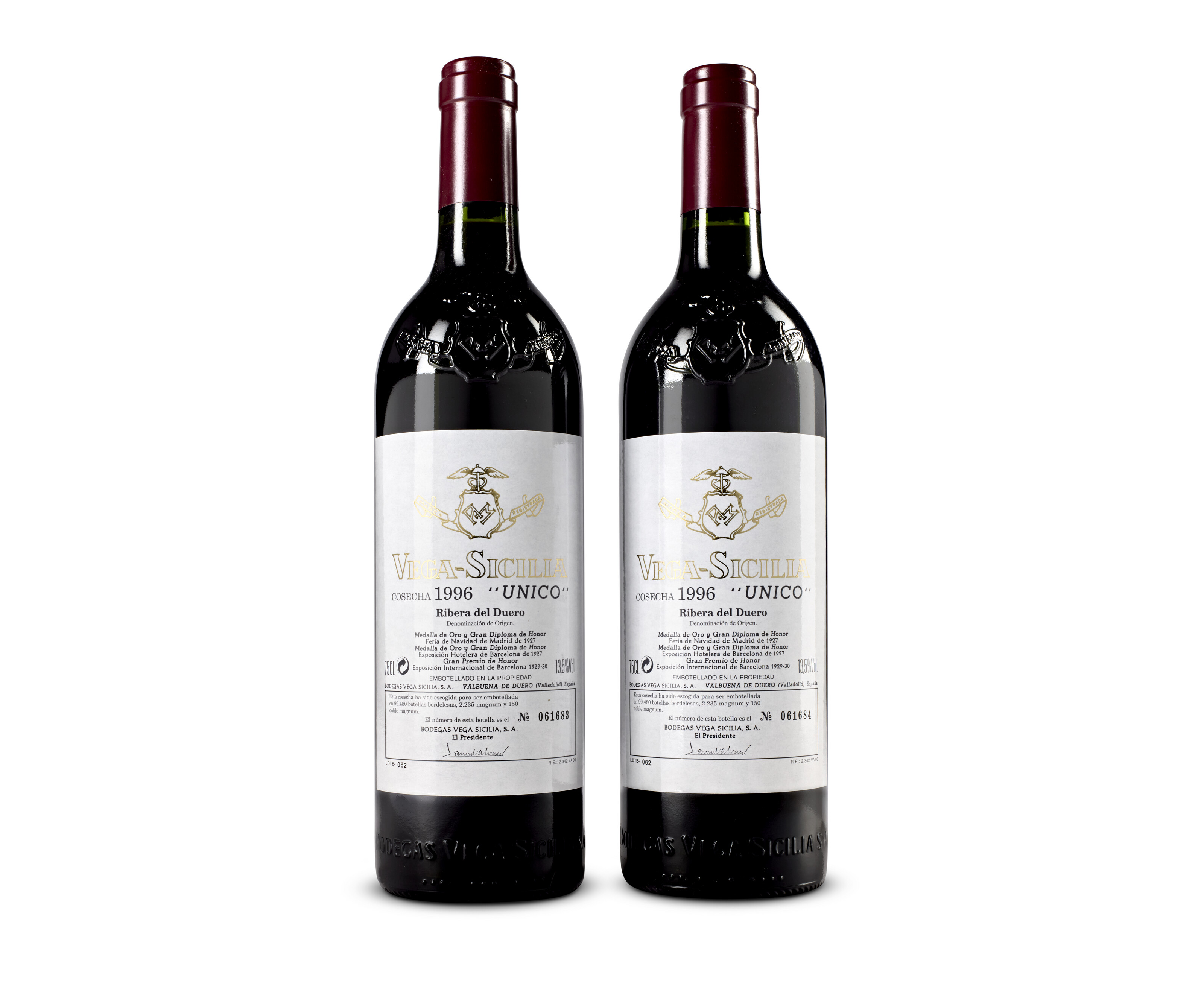 Vega Sicilia, Unico, Ribera del Duero 1996, In original wooden case ...