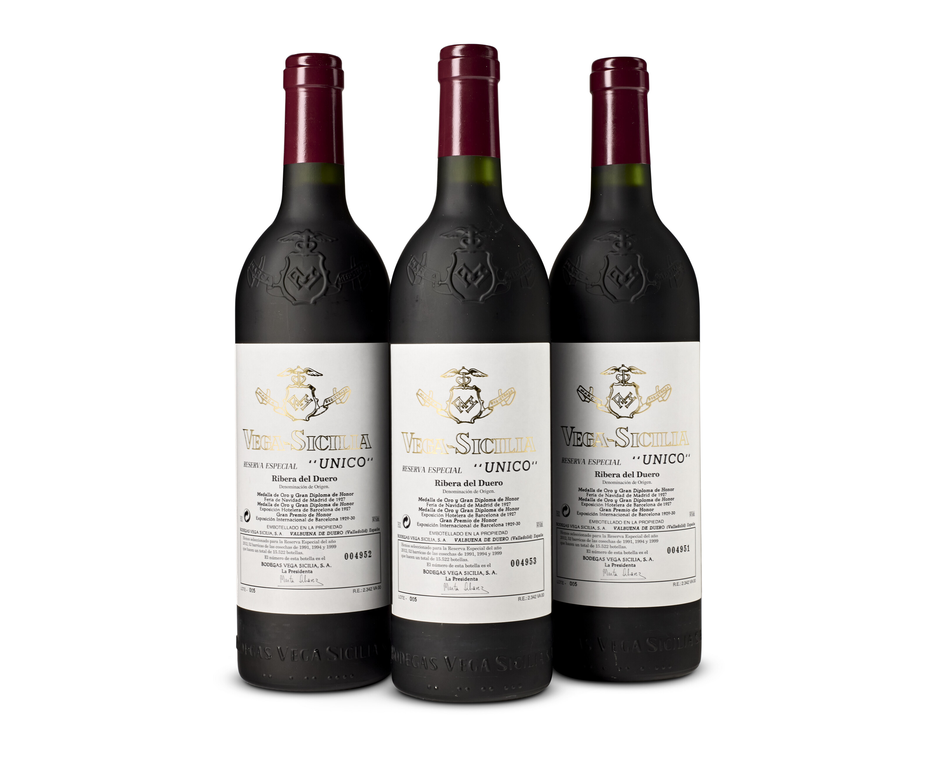 Vega Sicilia, Unico Reserva Especial, 2011 & 2012 Releases, NV, In ...