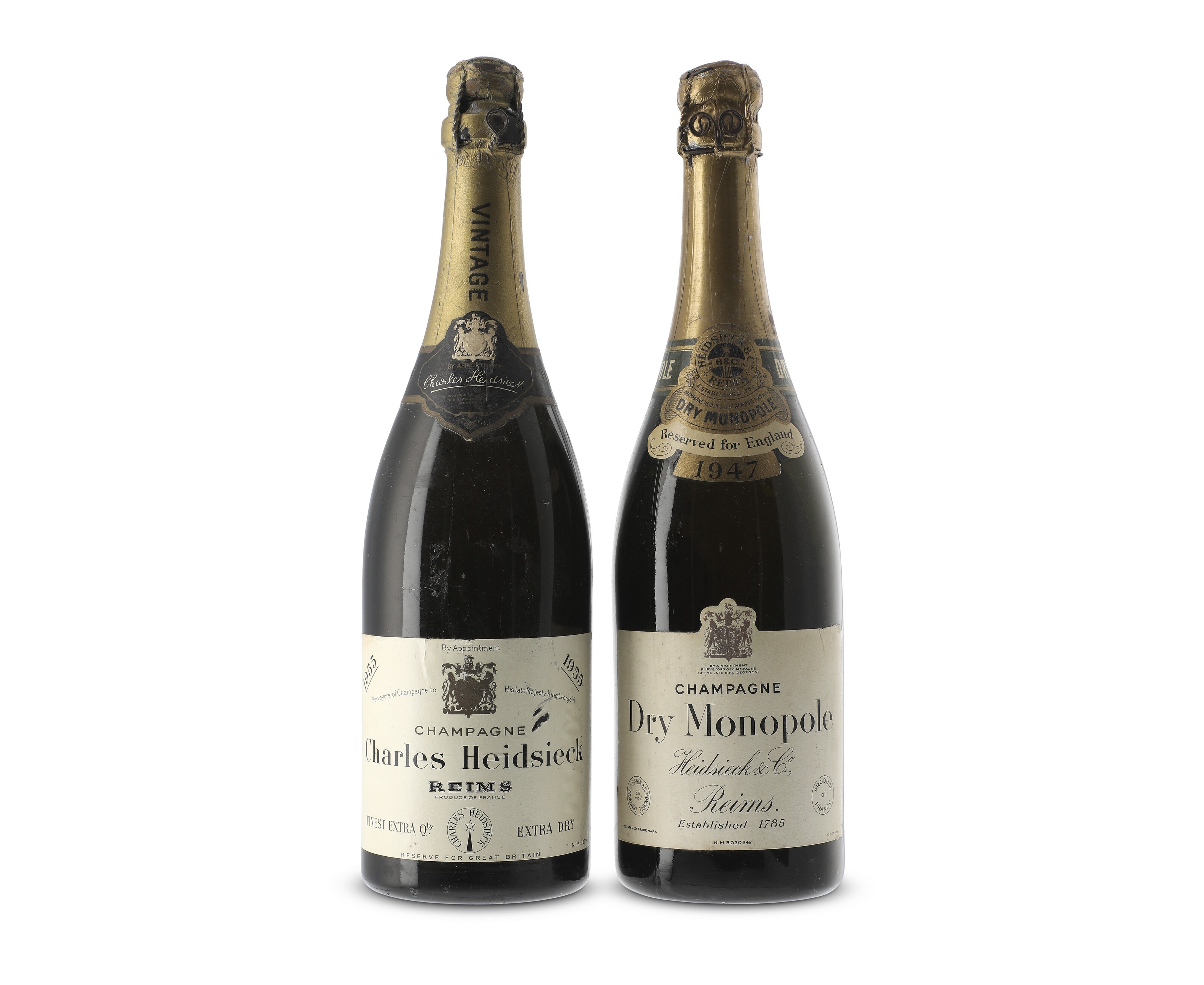 Charles Heidsieck, Extra Dry 'Vertical' | 1947 - 1955, Charles ...