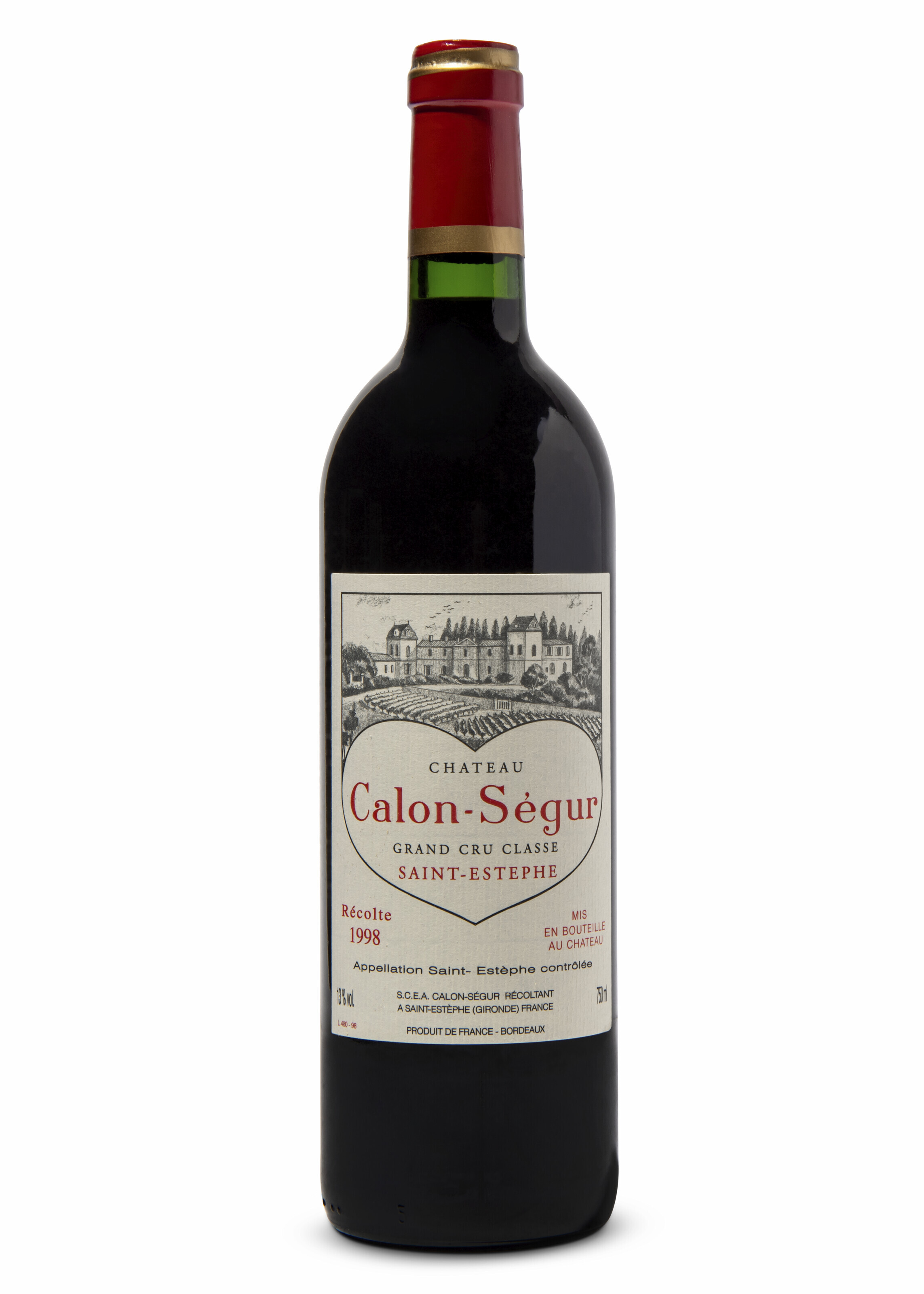 Château Calon-Ségur 1998, Saint-Estéphe, 3ème cru classéIn original ...