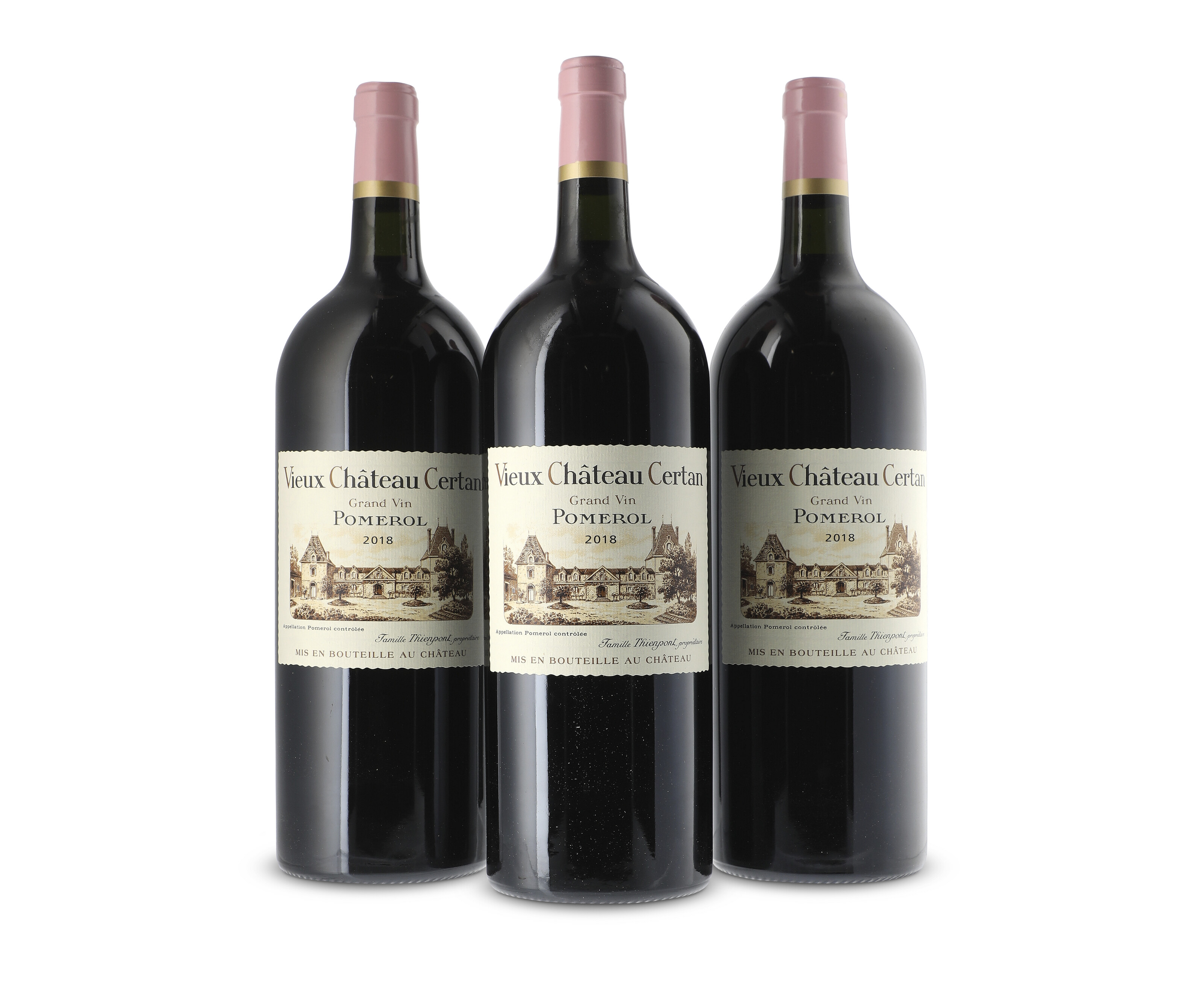 Vieux Château Certan 2018, Pomerol Excellent appearance, in three ...