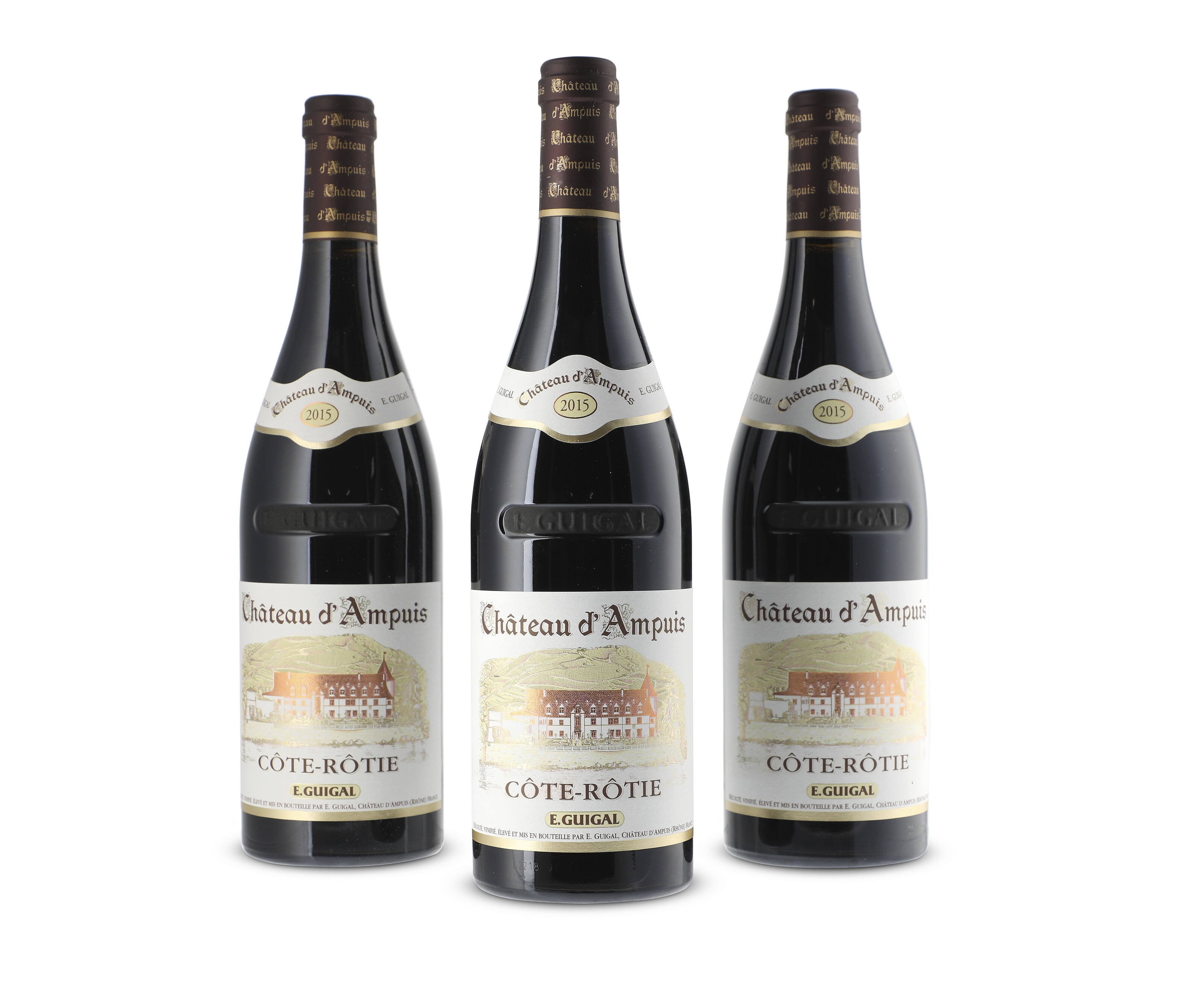 E. Guigal, Cote Rotie, Chateau d'Ampuis 2015, Excellent appearance, in ...