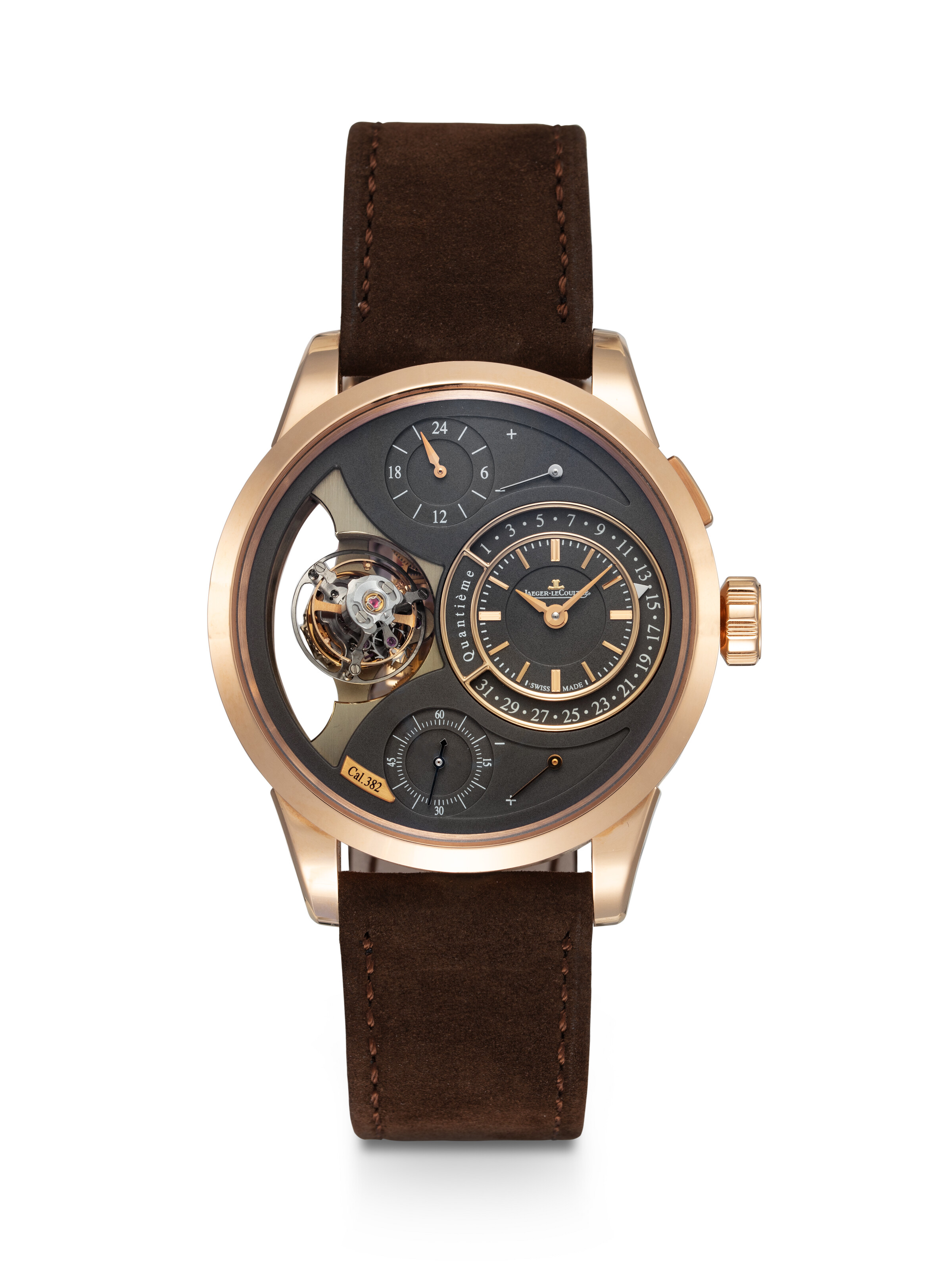 JAEGER-LECOULTRE, DUOMETRE REF. Q6052445, AN IMPRESSIVE GOLD SEMI ...