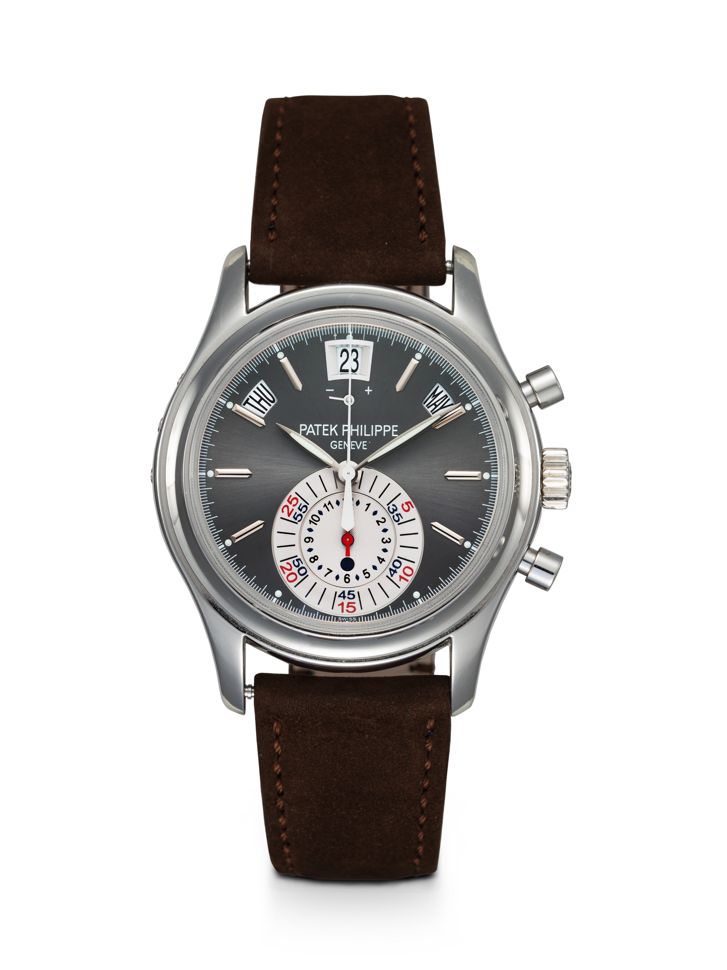 PATEK PHILIPPE, REF. 5960P-001, A FINE AND ATTRACTIVE PLATINUM ...