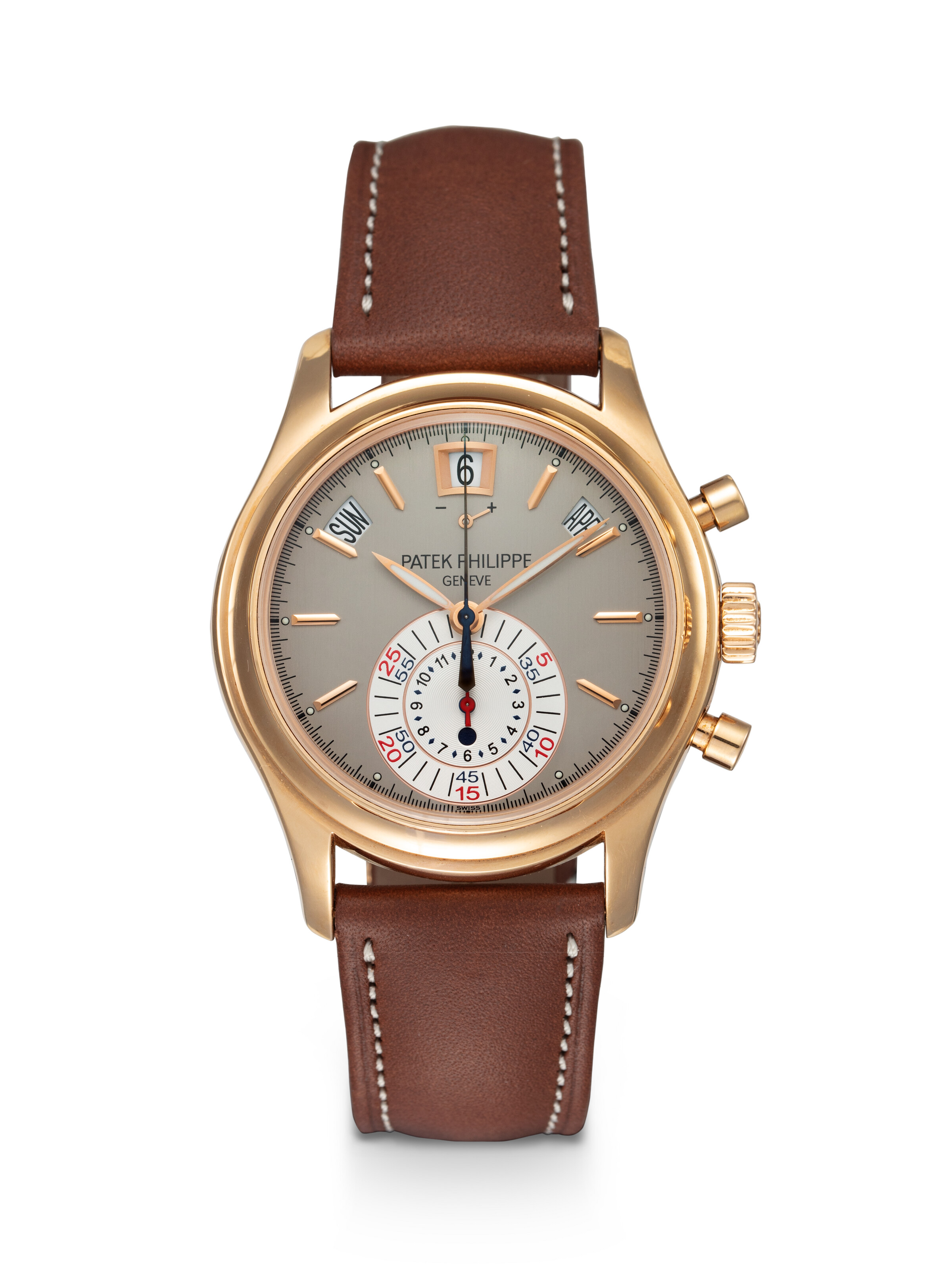 PATEK PHILIPPE, REF. 5960R-001, A FINE PINK GOLD AUTOMATIC ANNUAL ...