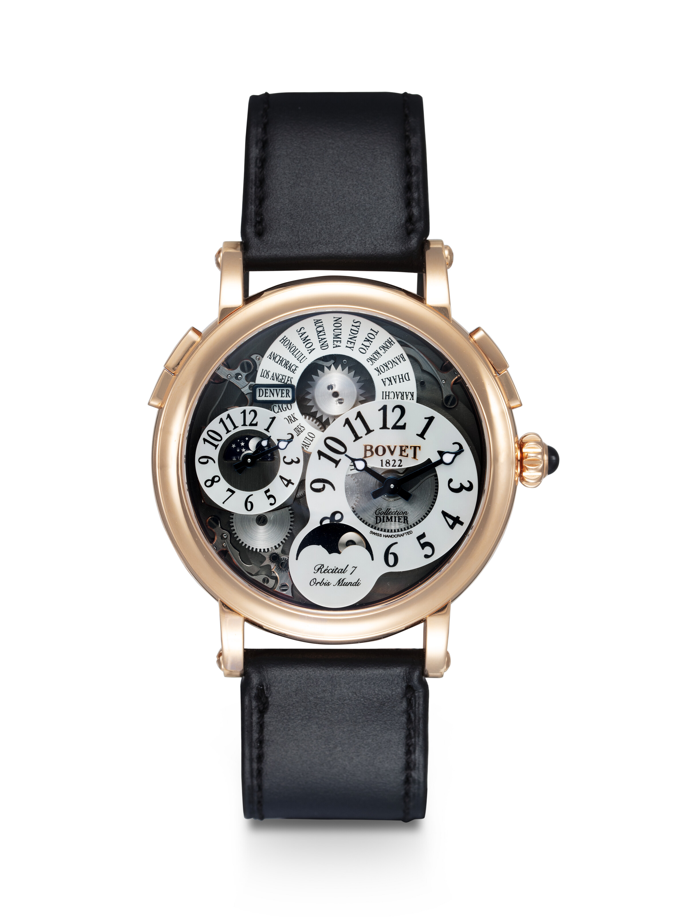 BOVET, RECITAL 7 DIMIER ORBIS MUNDI REF. D505, A LIMITED EDITION PINK ...