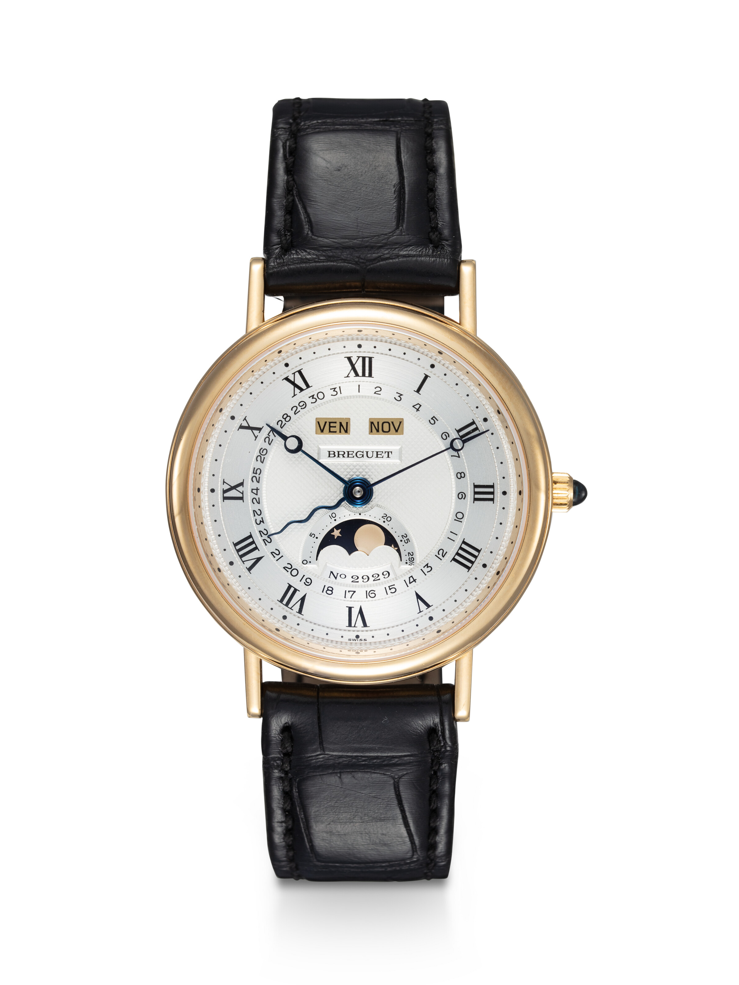 BREGUET, REF. 3040BA ‘SERPENTINE’, A FINE GOLD AUTOMATIC TRIPLE ...