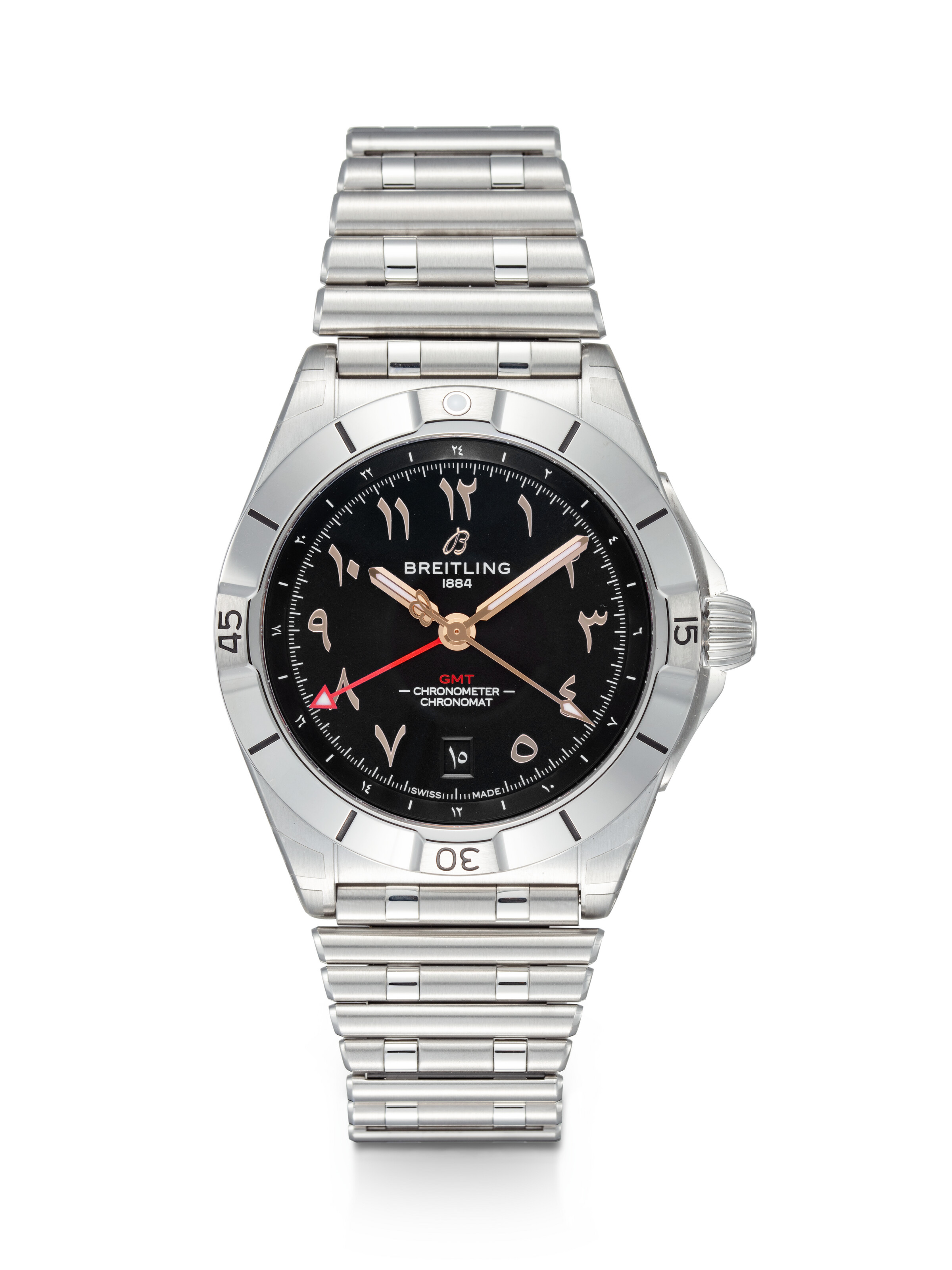 BREITLING, CHRONOMAT GMT 40 REF. A32398, A SPECIAL EDITION STAINLESS ...