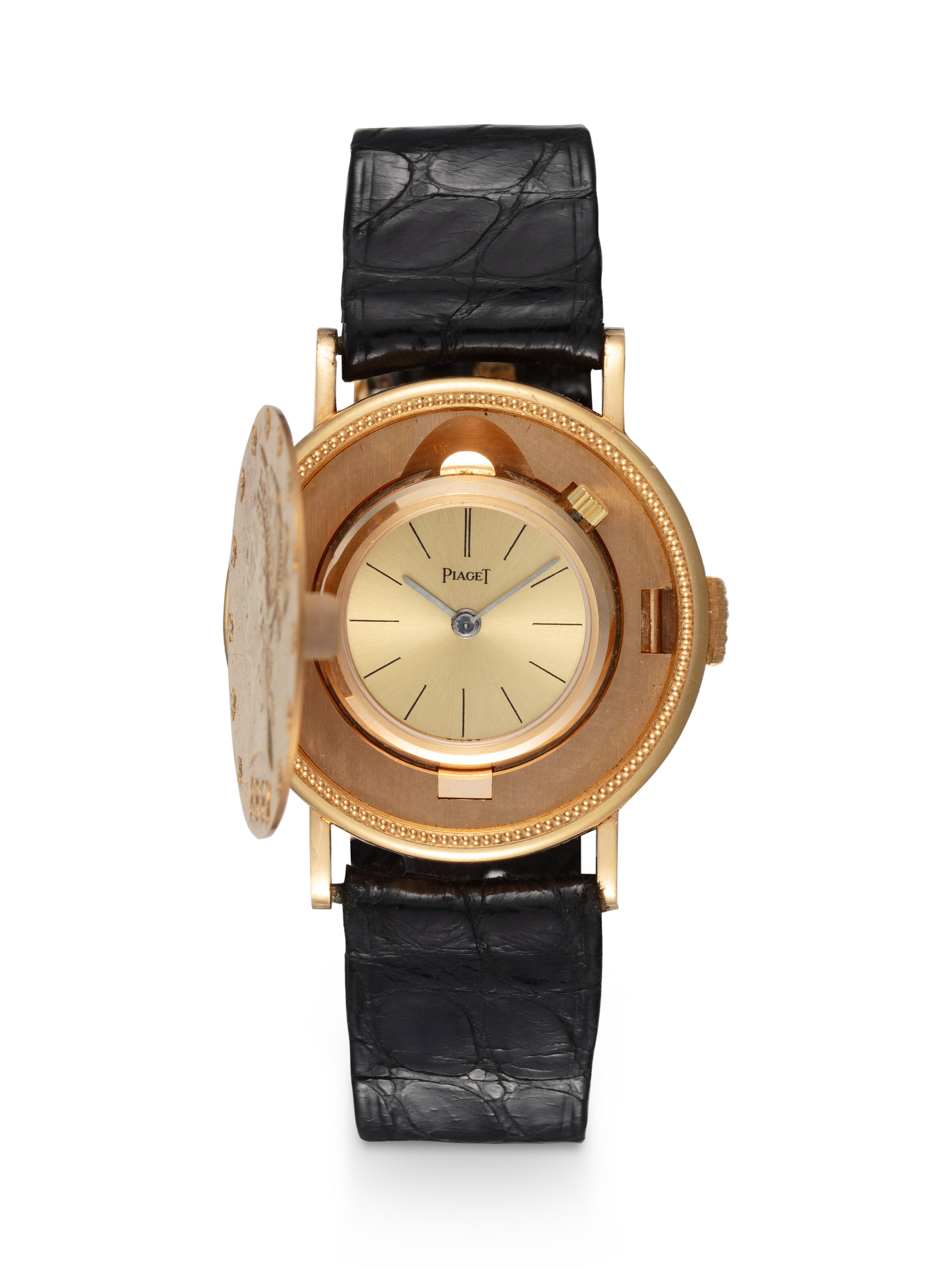 PIAGET, A FINE TEN DOLLAR YELLOW GOLD MANUAL-WINDING ‘COIN’ WATCH ...