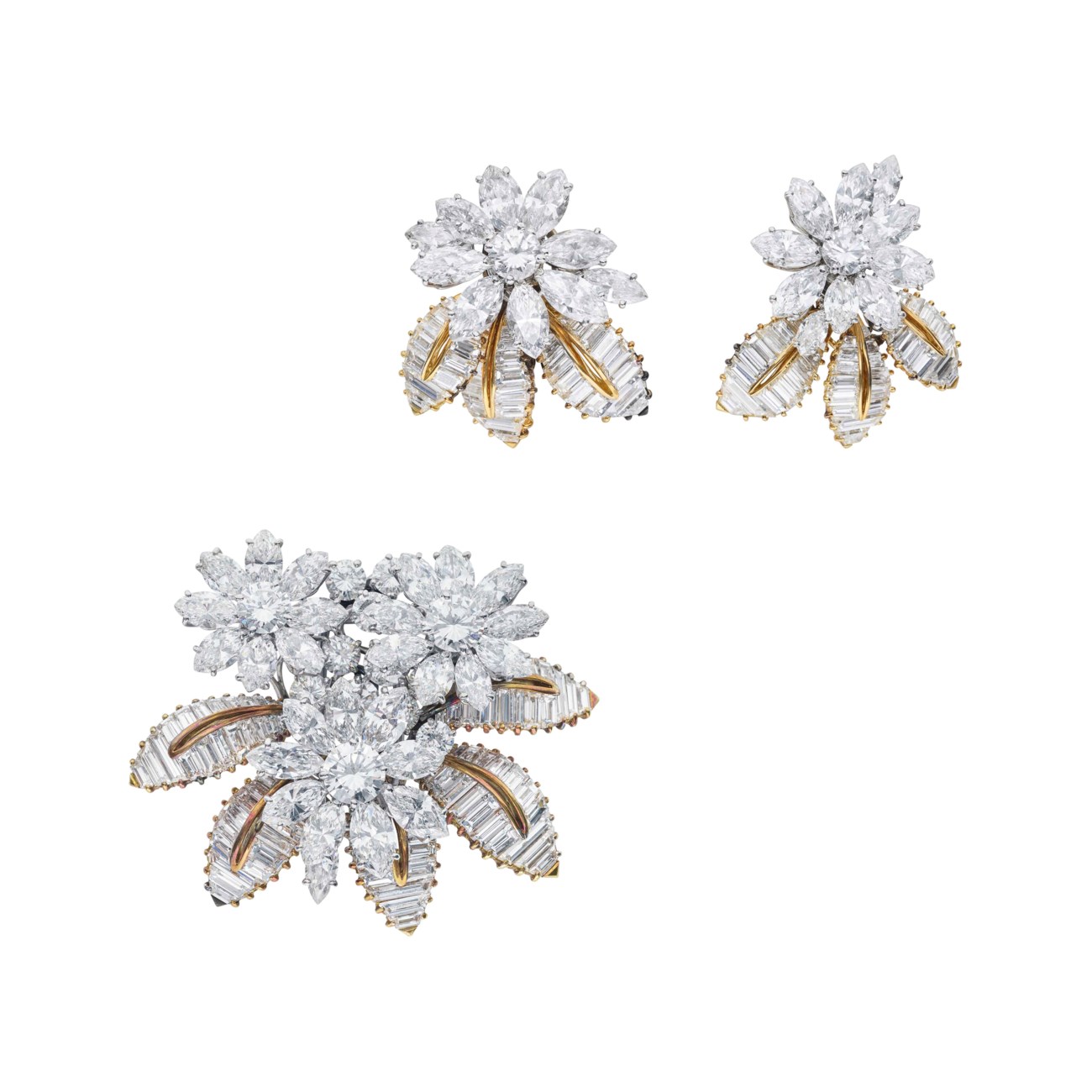 BULGARI SET OF DIAMOND 'EN TREMBLANT' JEWELLERY | Christie's