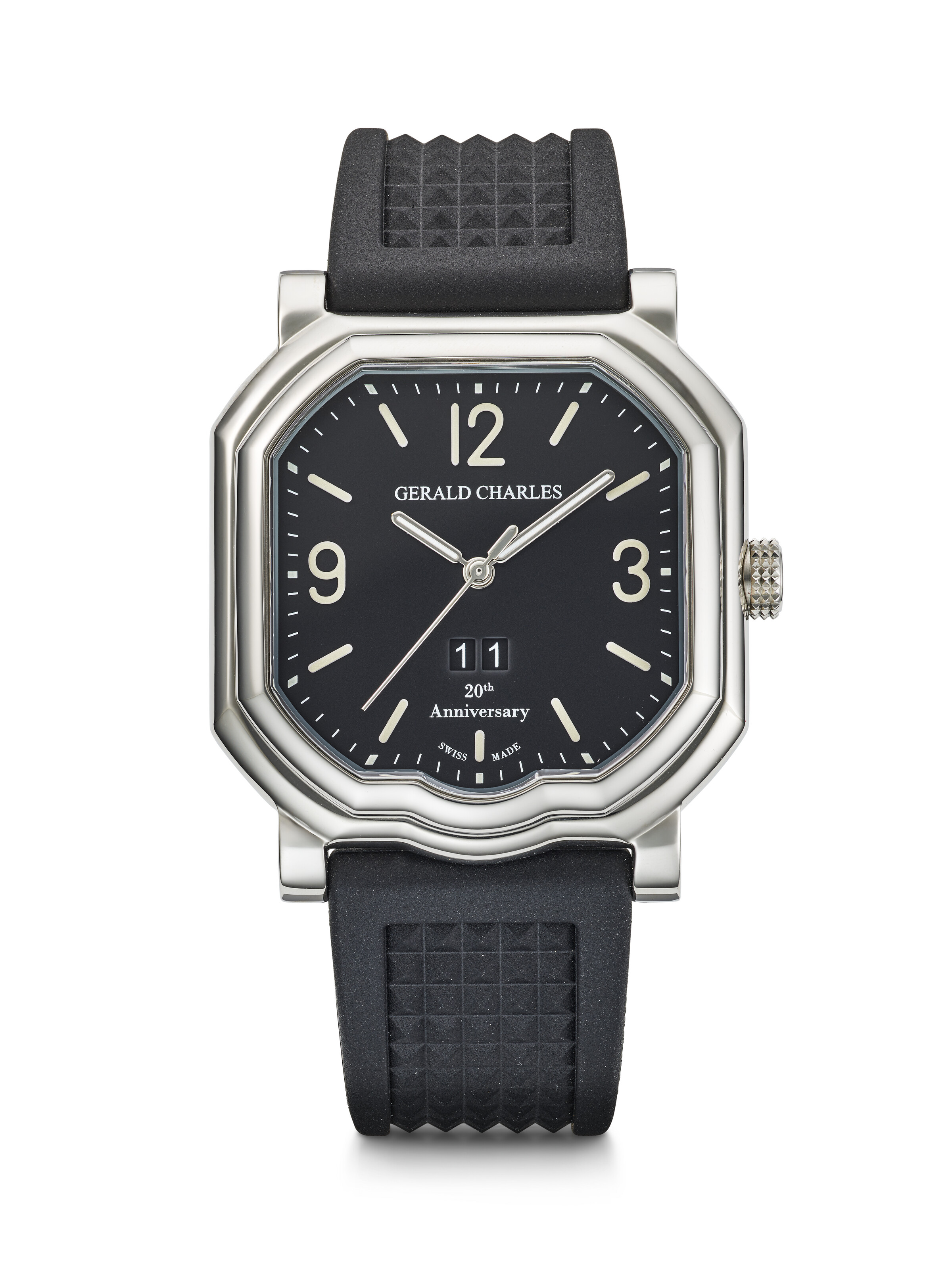 GERALD CHARLES, LIMITED EDITION STAINLESS STEEL ‘MAESTRO ANNIVERSARY ...