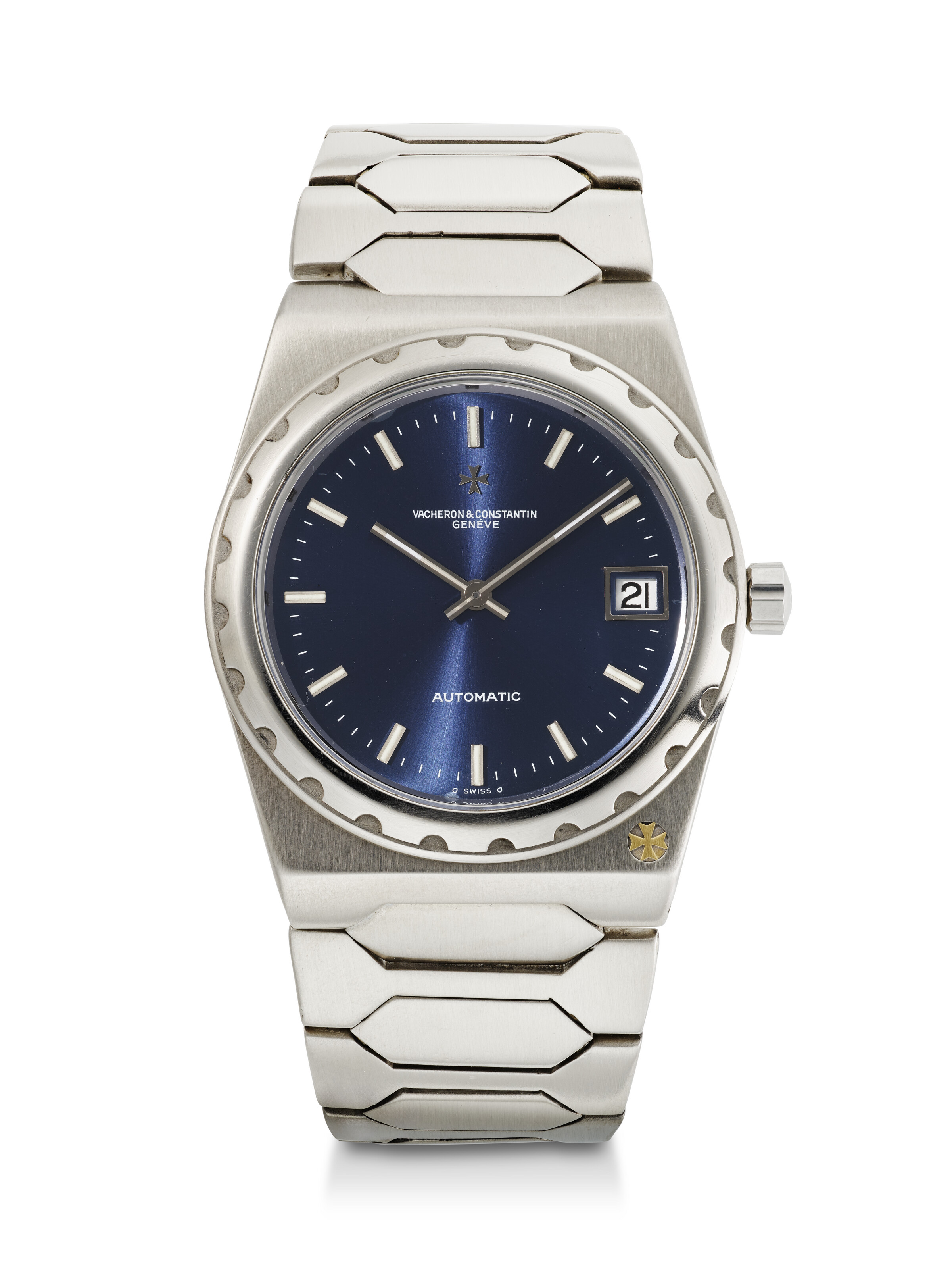 VACHERON CONSTANTIN, STAINLESS STEEL '222', REF. 44018/411A, CASE NO ...
