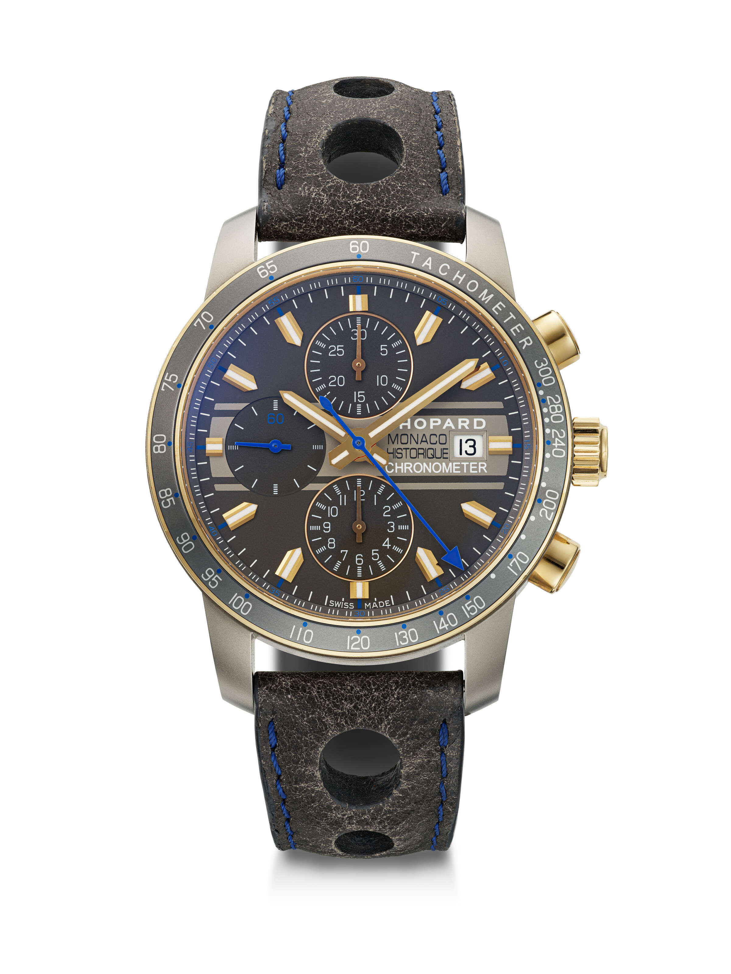 CHOPARD, LIMITED EDITION TITANIUM AND PINK GOLD 'GRAND PRIX DE MONACO ...