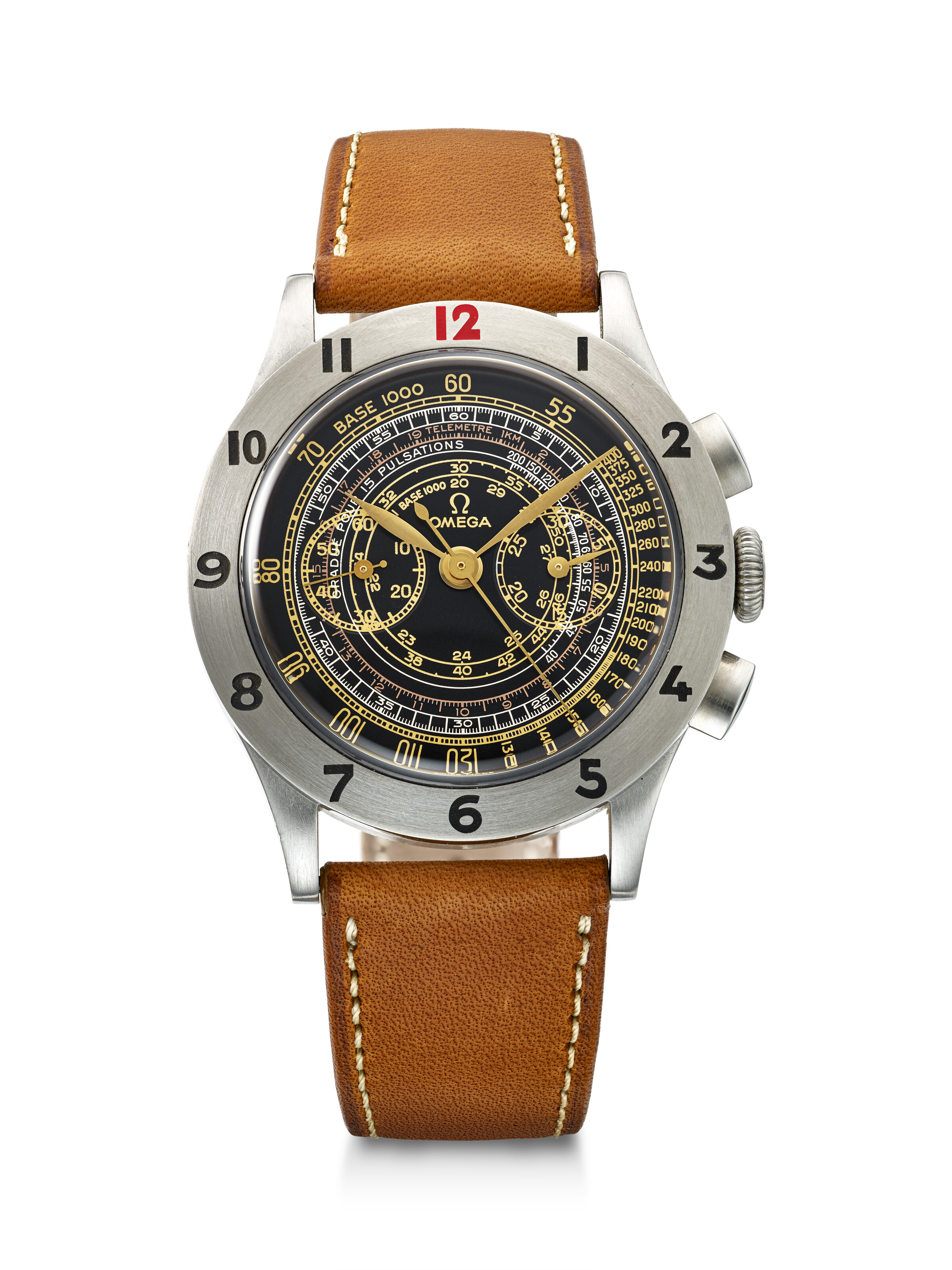 OMEGA, STAINLESS STEEL 'THE MUSEUM COLLECTION NUMBER THREE ‘OFFICERS ...