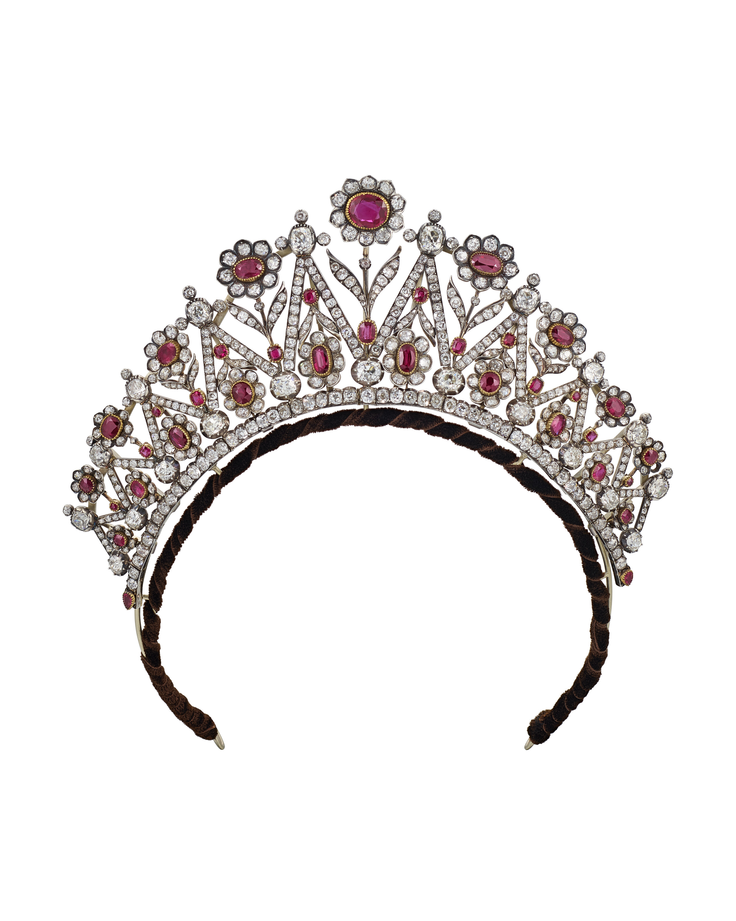ANTIQUE DIAMOND AND COLOURLESS GEM TIARA/NECKLACE | Christie's