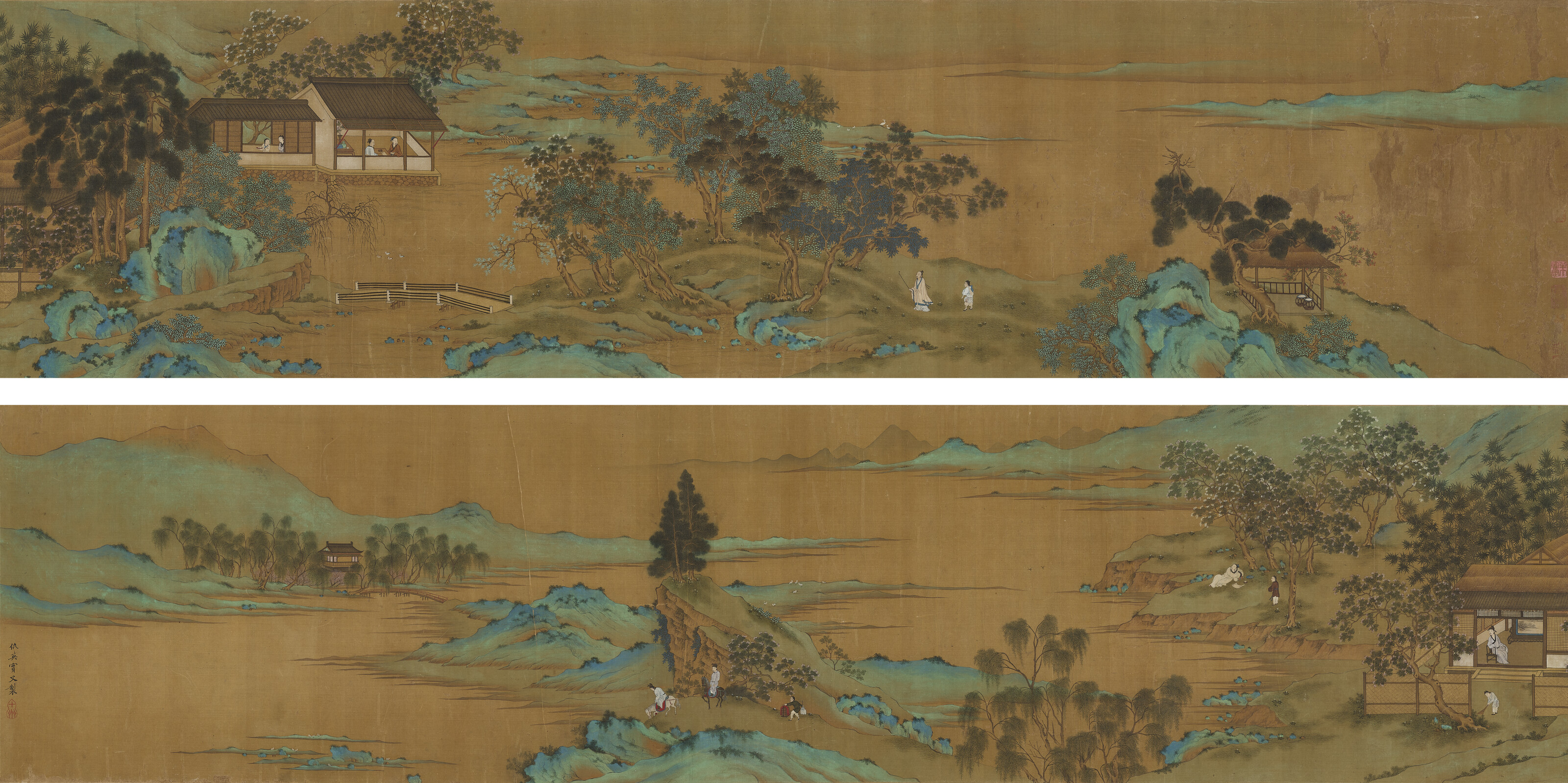 WITH SIGNATURE OF QIU YING (17TH CENTURY), Gathering in Spring | Christie’s