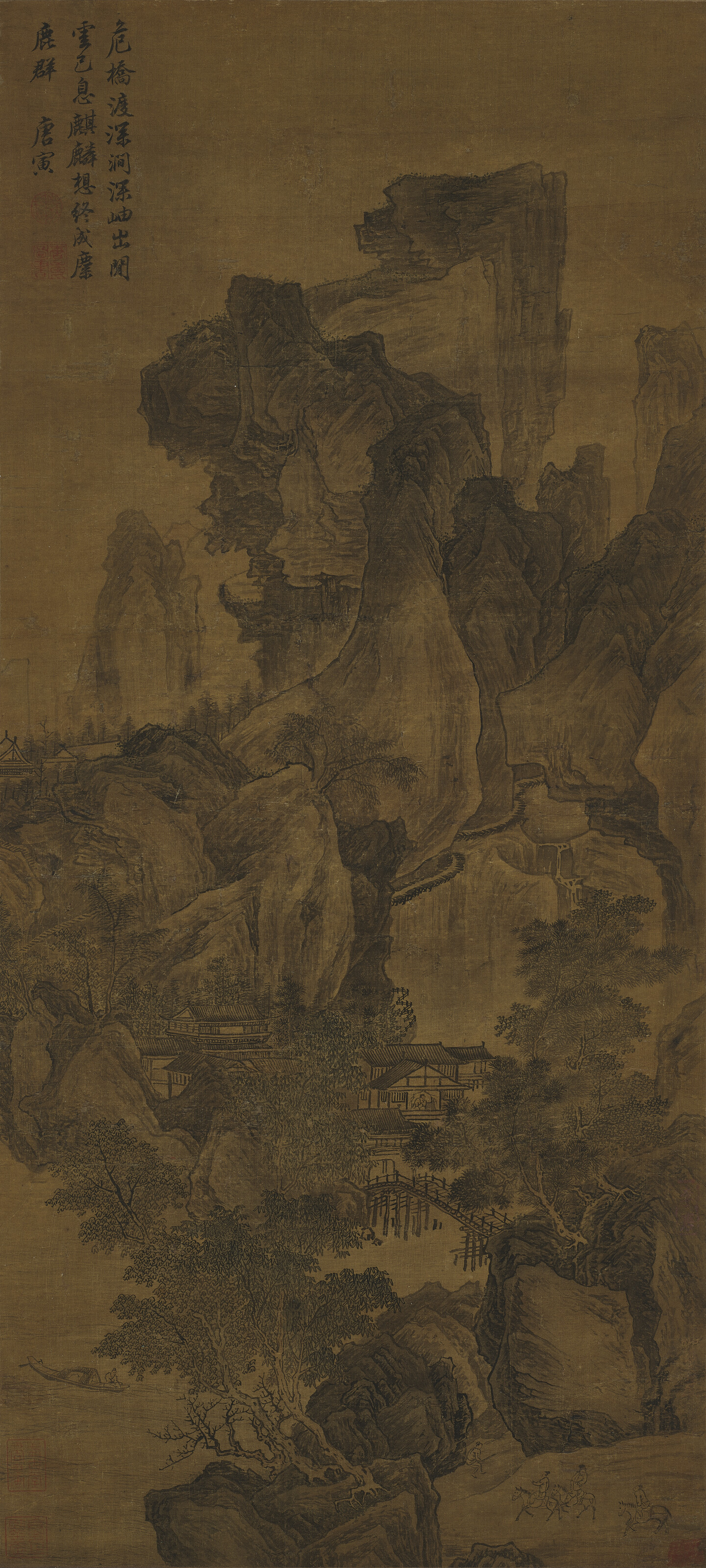 WITH SIGNATURE OF TANG YIN (18TH-19TH CENTURY), Landscape | Christie’s