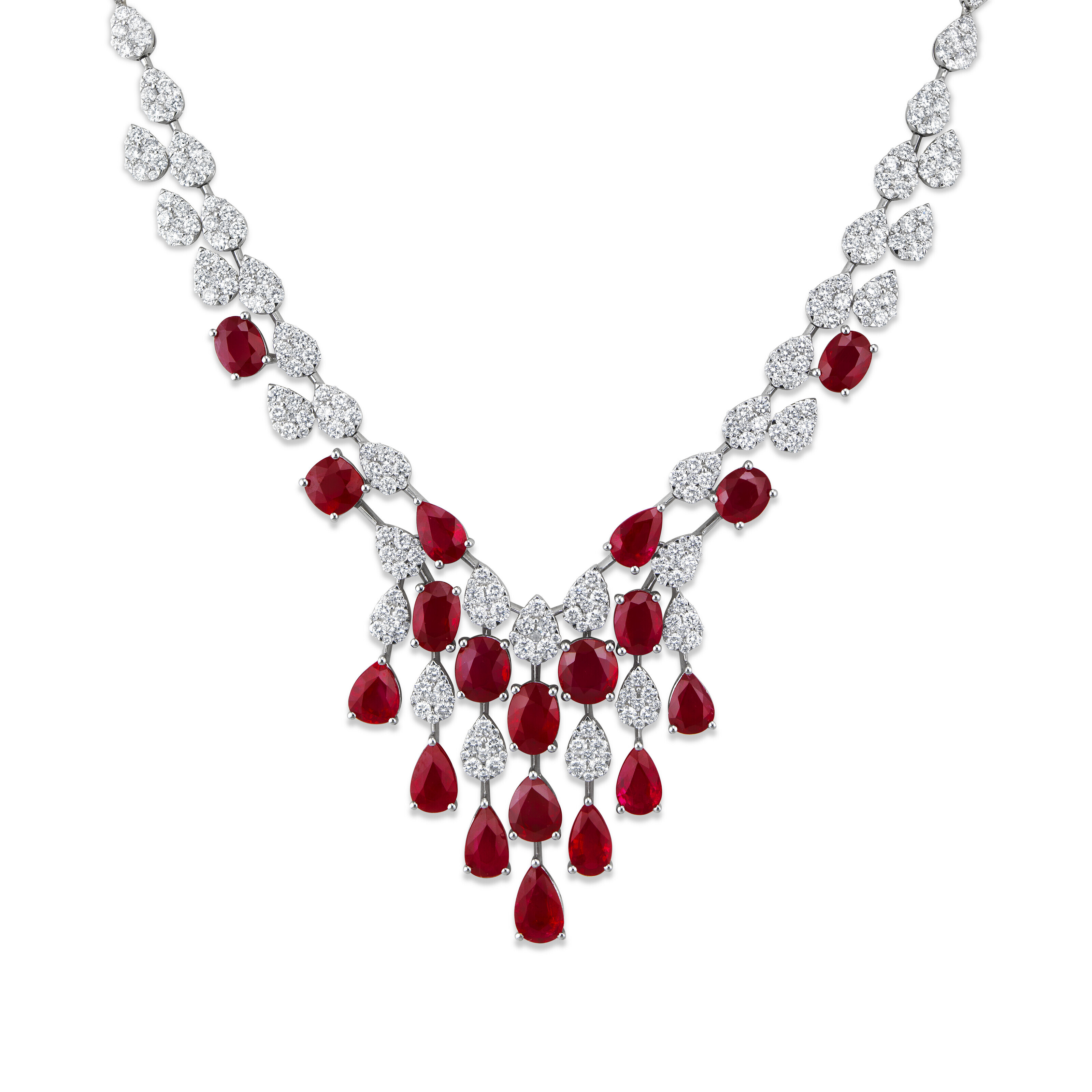 RUBY AND DIAMOND NECKLACE, | Christie’s