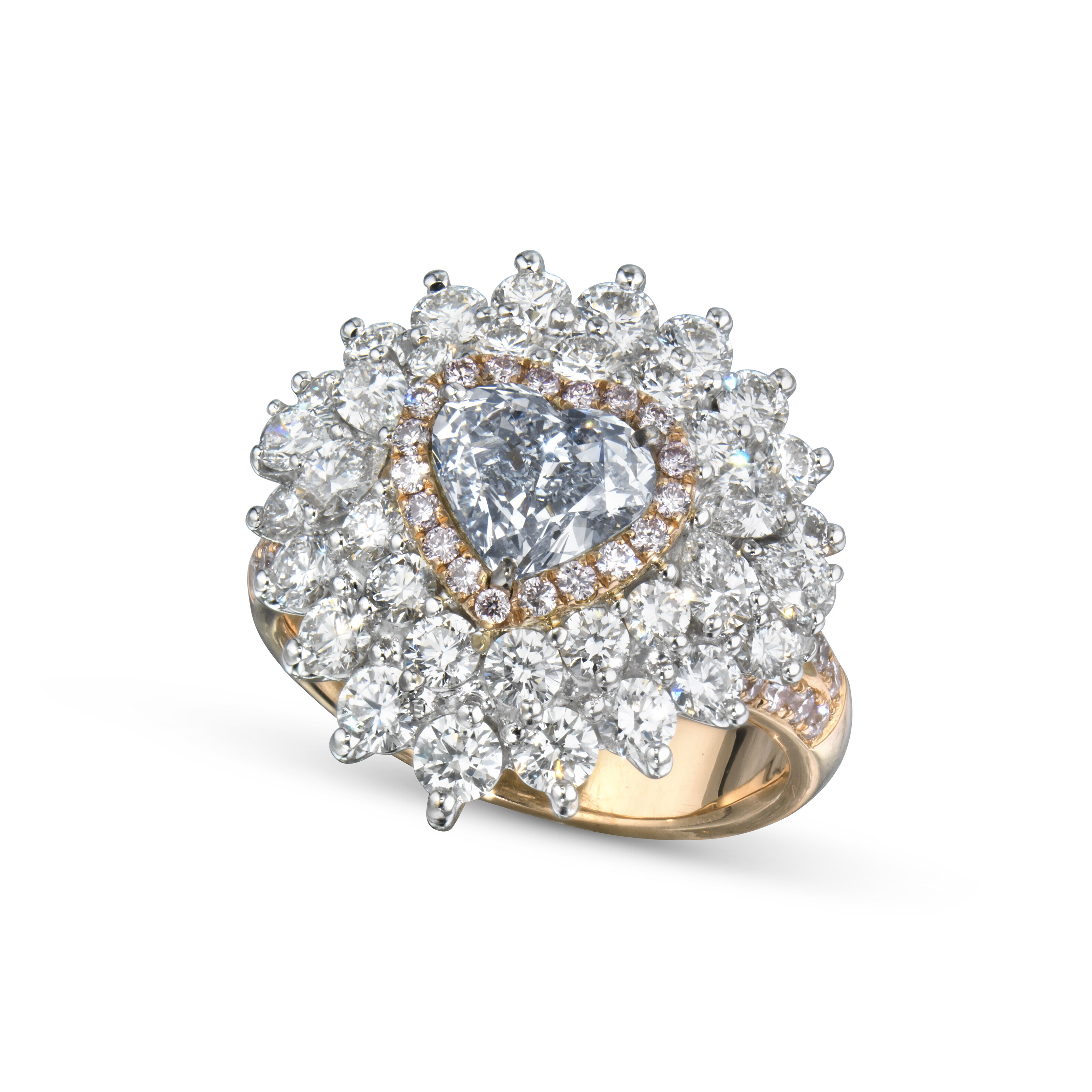 COLOURED DIAMOND AND DIAMOND RING, | Christie’s