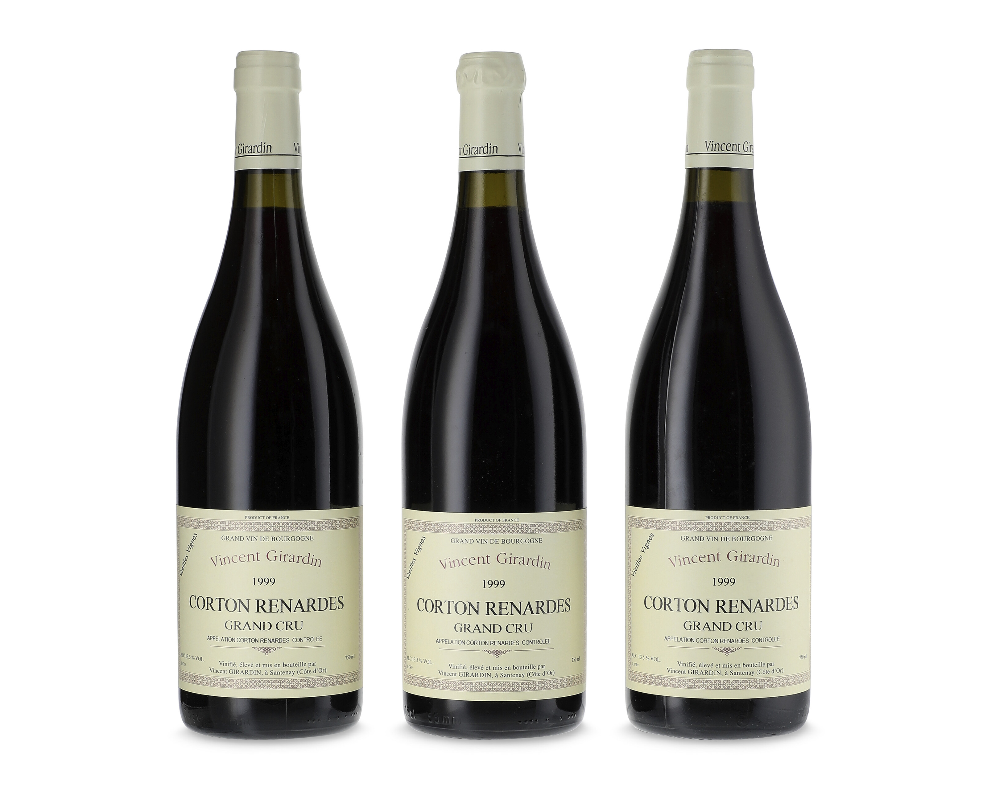 Vincent Girardin, Corton Renardes 1999, Côte de Beaune, Grand Cru4 ...