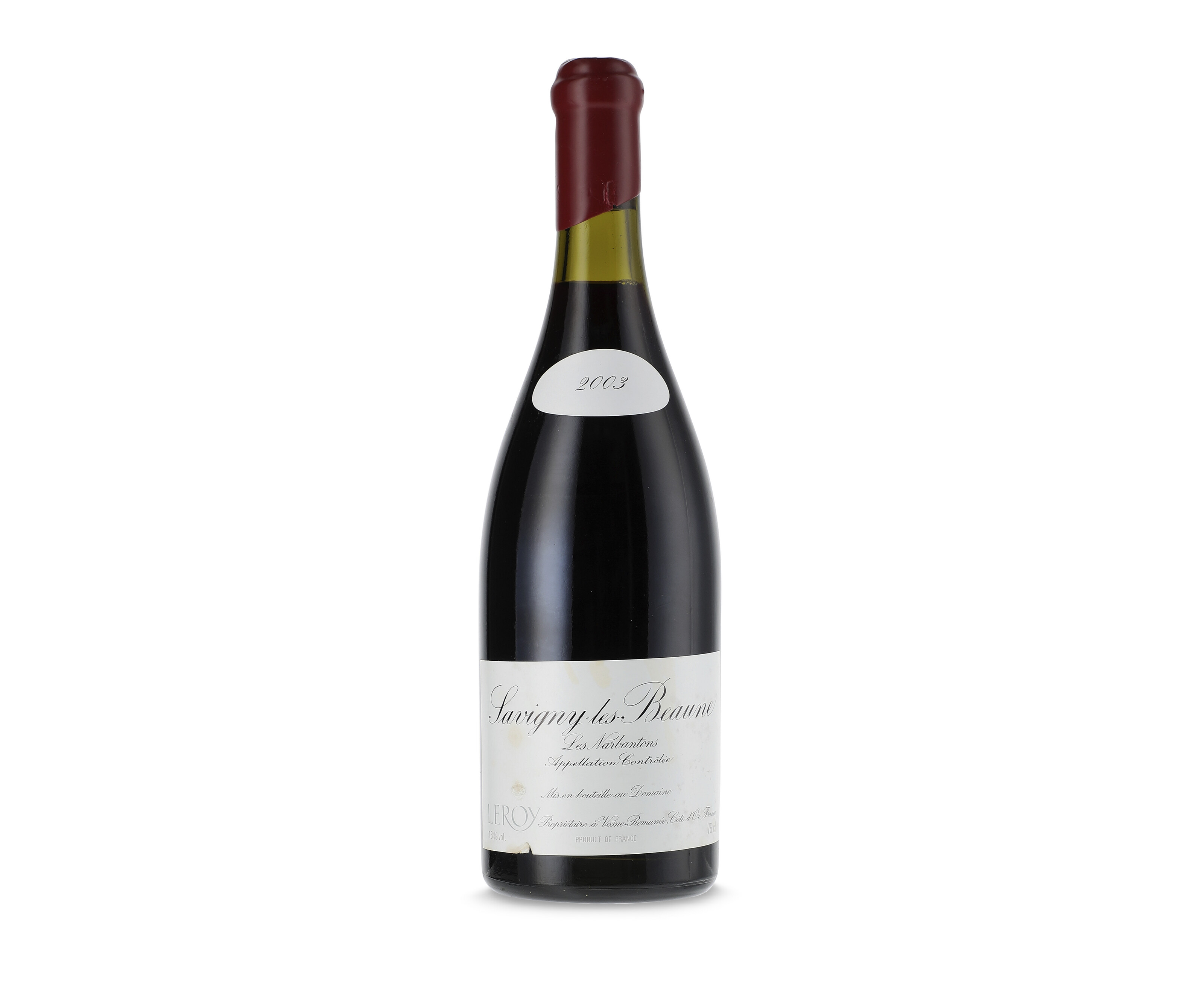 Domaine Leroy, Savigny-lès-Beaune Les Narbantons 2003, Côte de Beaune ...
