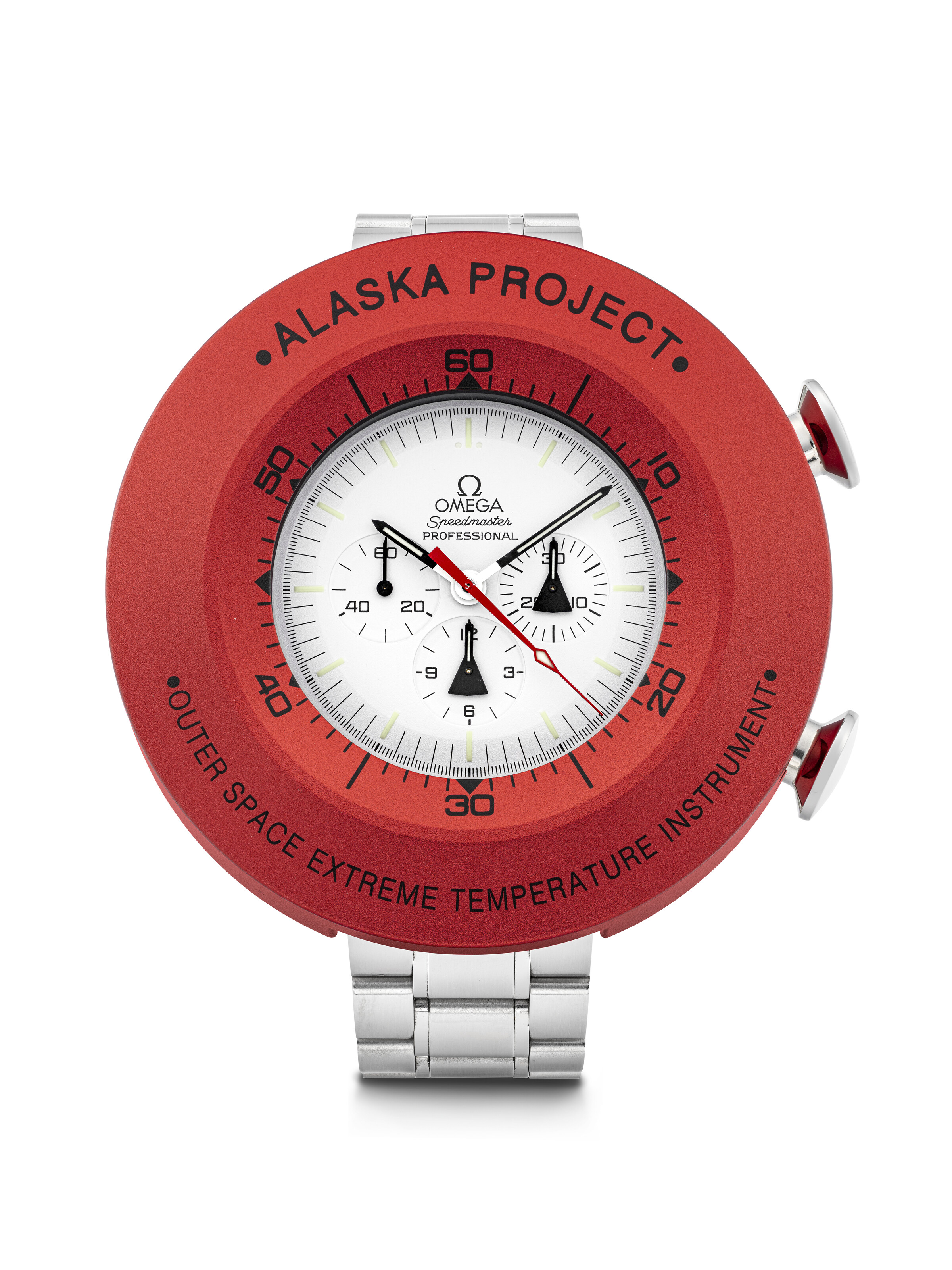 OMEGA, SPEEDMASTER "ALASKA PROJECT" REF. 311.32.42.30.04.001, CASE NO ...
