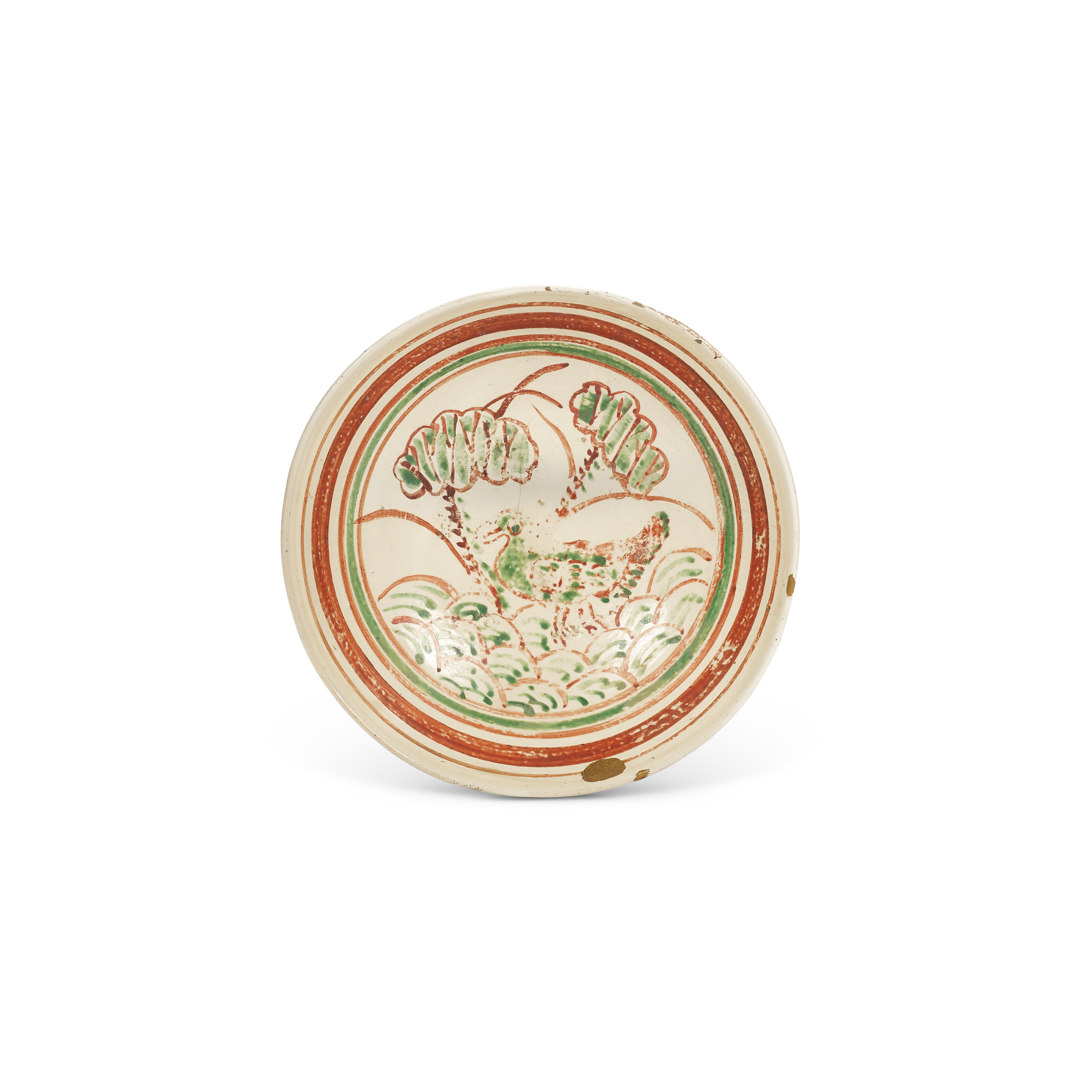 A POLYCHROME-DECORATED CIZHOU ‘BIRD’ BOWL, JIN DYNASTY (1115-1234 ...